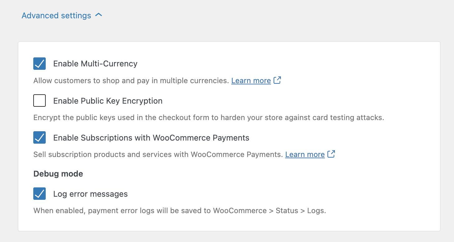 WooPayments: Settings Guide - WooCommerce