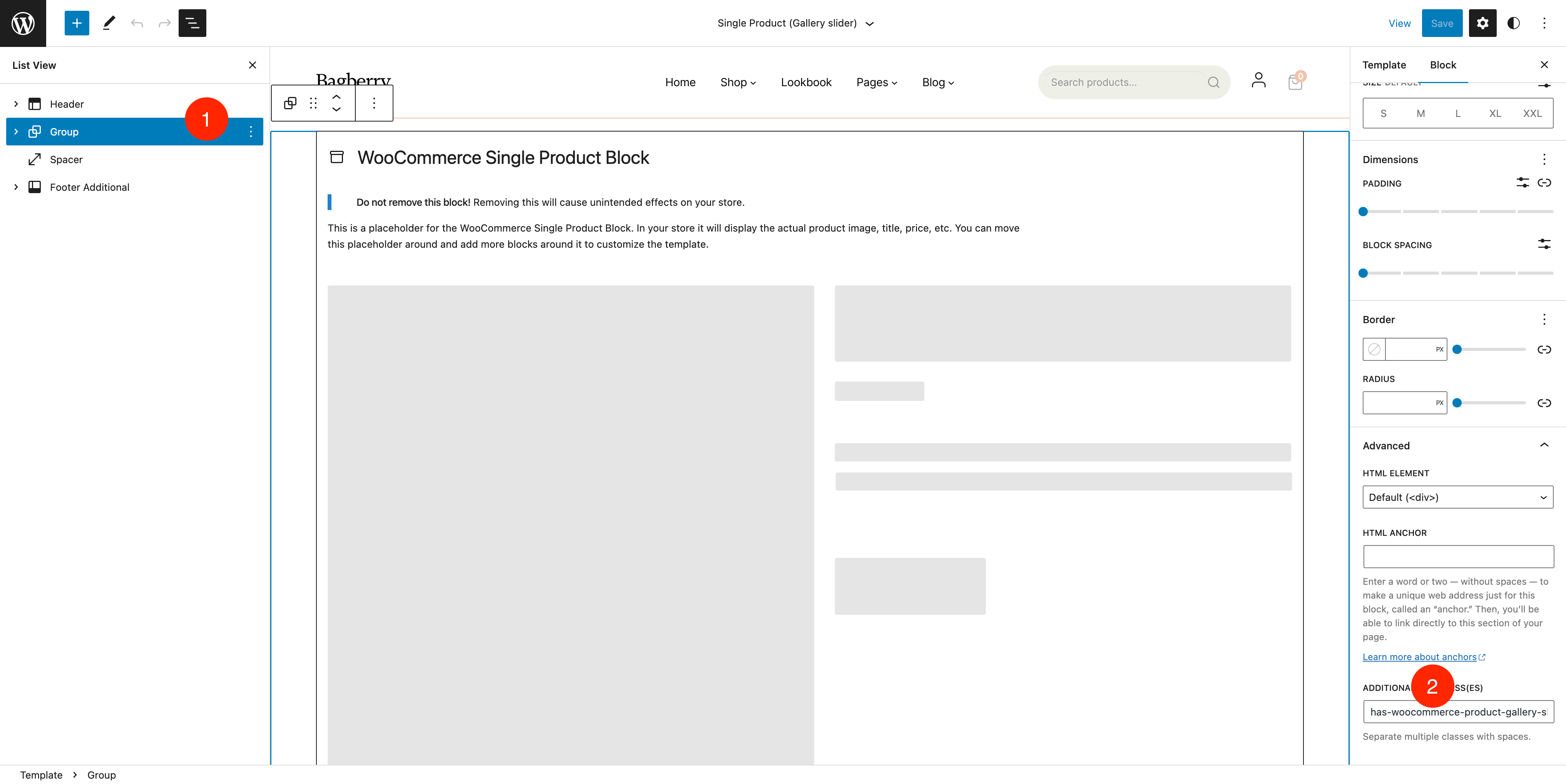 Bagberry Theme Documentation Documentation - WooCommerce