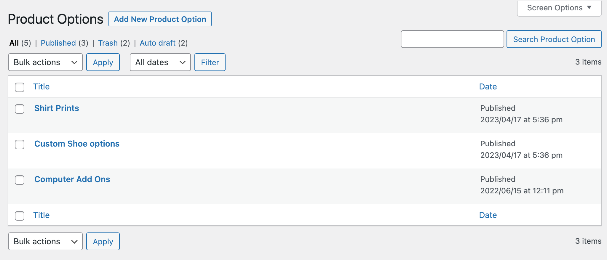 WooCommerce Product Options - Add Custom Product Add-Ons