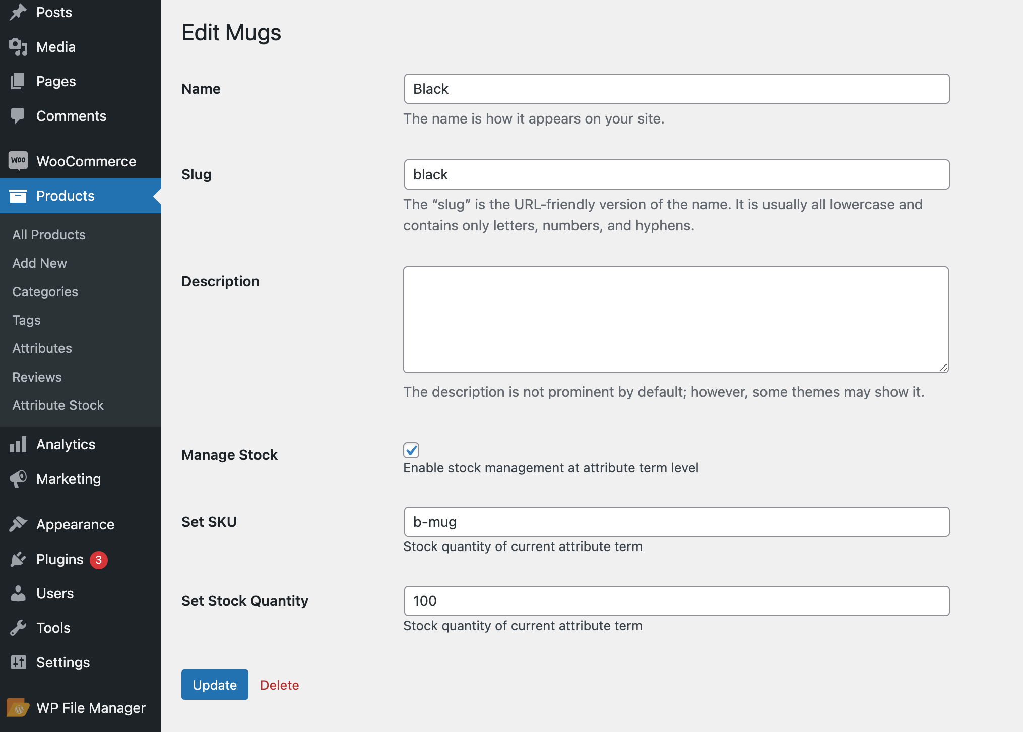 Shared Attribute Stock - WooCommerce Marketplace