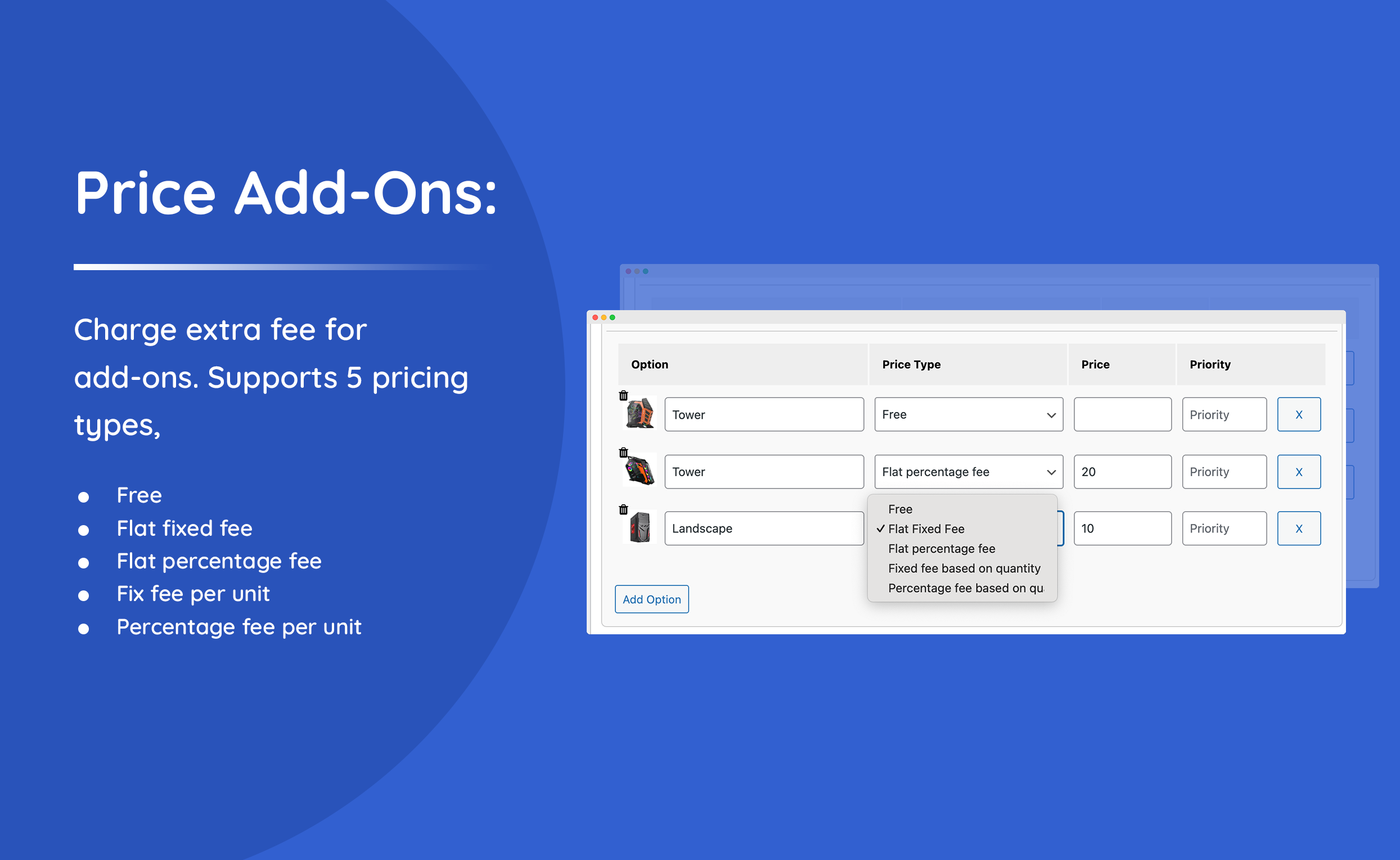 WooCommerce Product Options - Add Custom Product Add-Ons