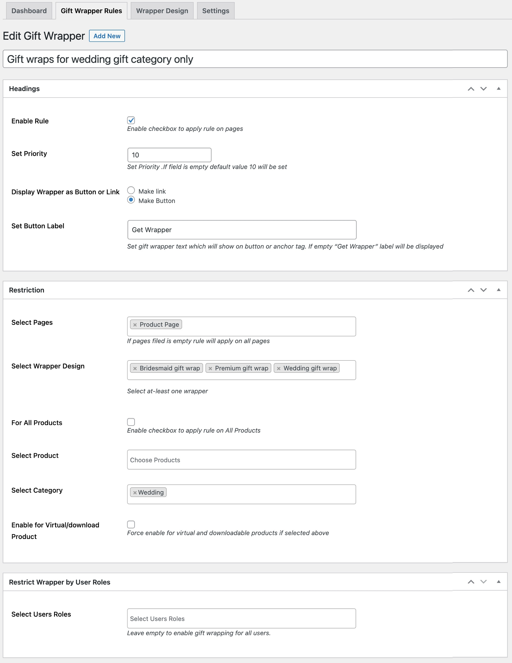 WooCommerce Gift Wrap - Smart Gift Wrapper