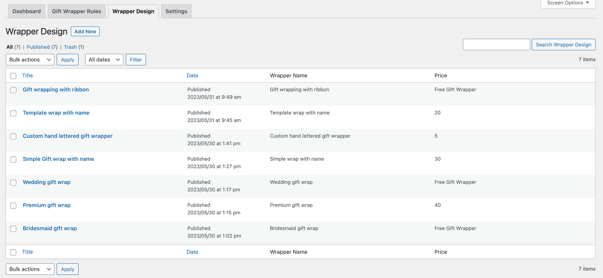 Smart Gift Wrap Documentation - WooCommerce