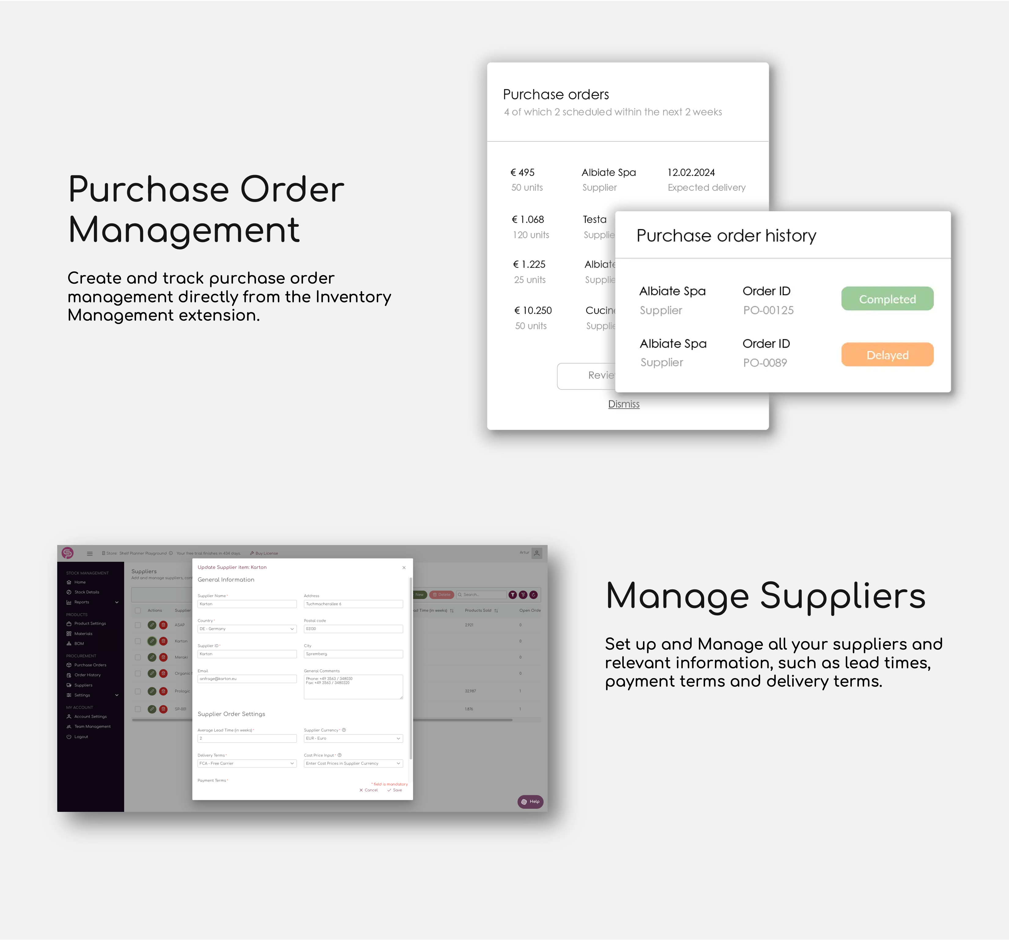 Inventory Management for WooCommerce - WooCommerce Marketplace