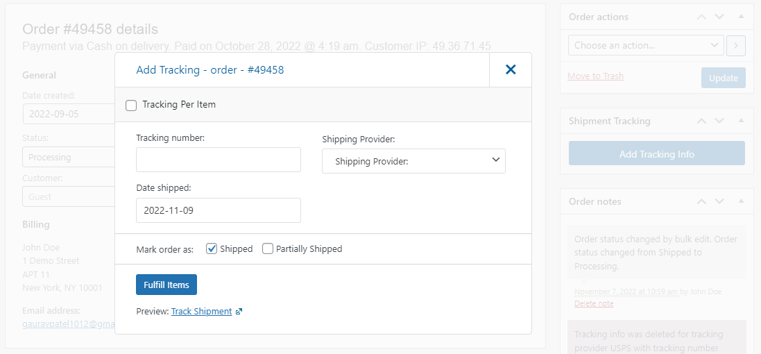 Advanced Shipment Tracking Pro Documentation - WooCommerce
