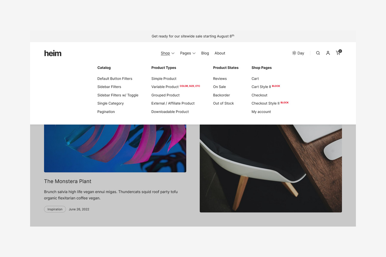 Heim - Home and Furniture WooCommerce Theme