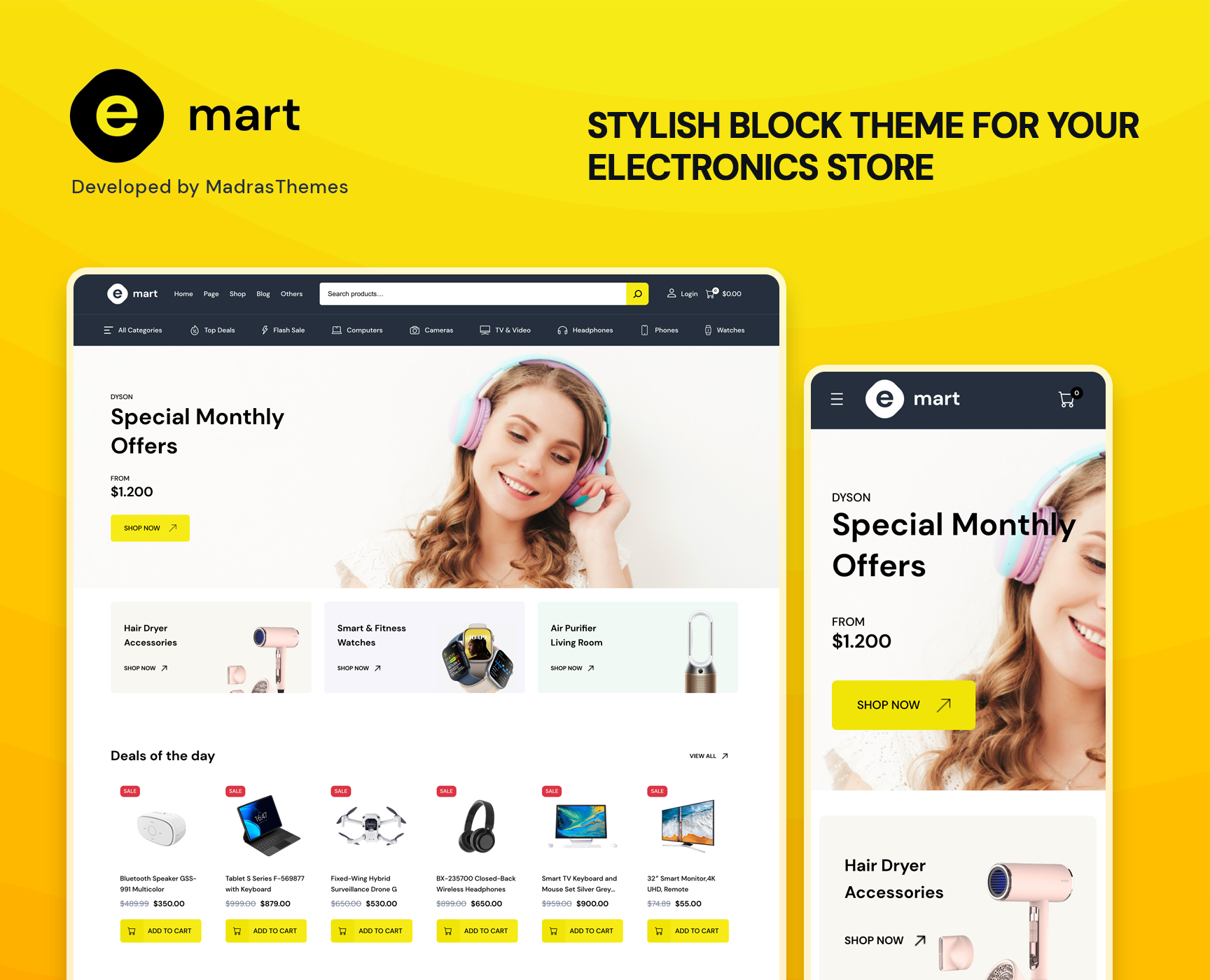 eMart - Electronics Store WooCommerce Theme