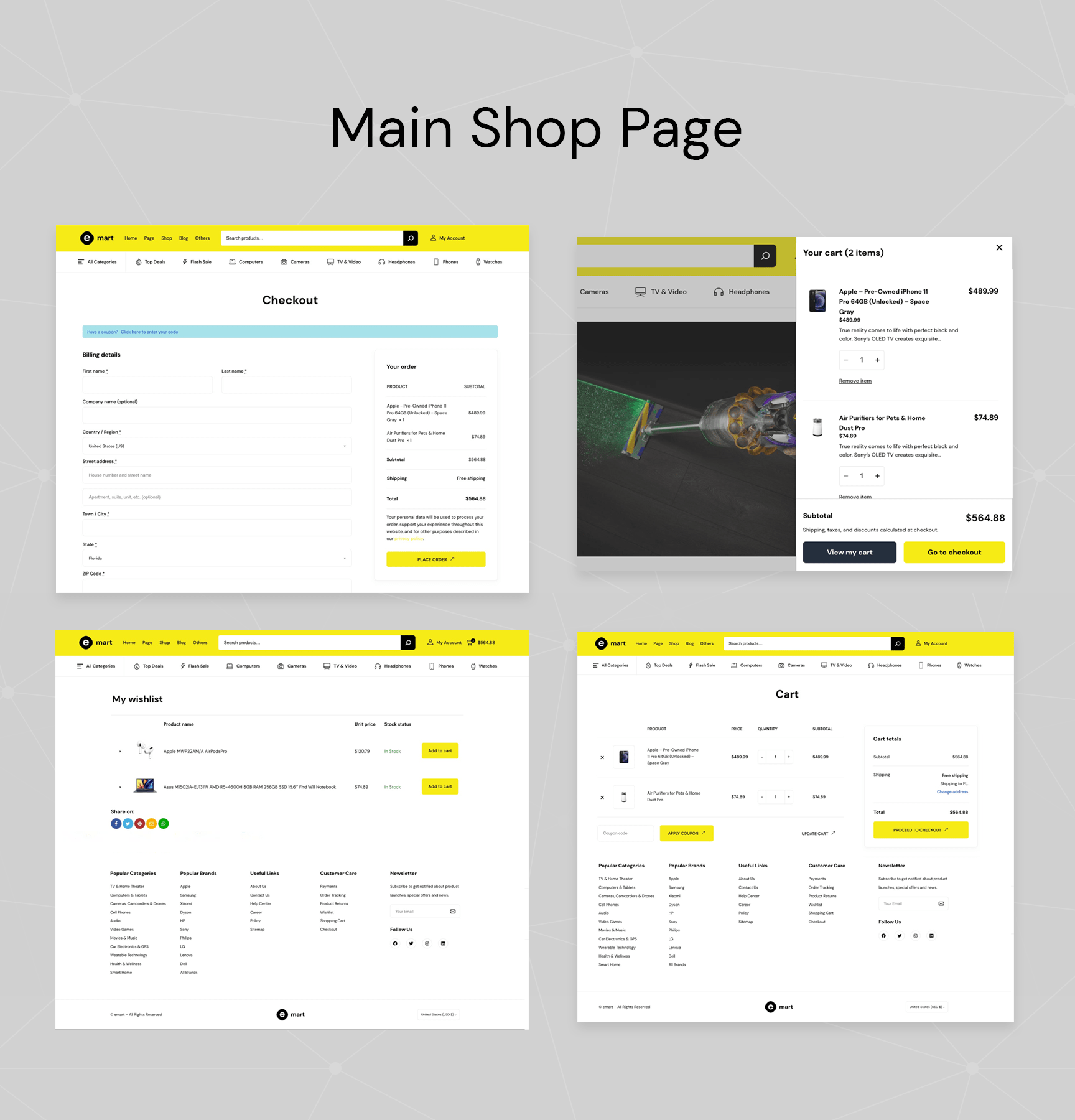 eMart - Electronics Store WooCommerce Theme