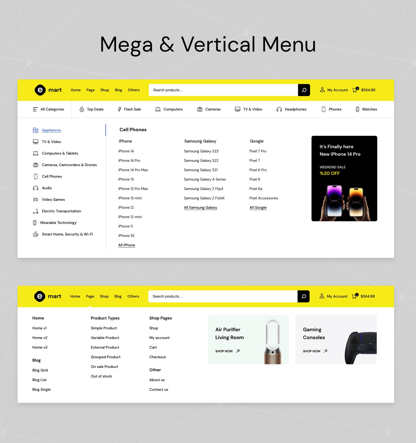 eMart - Electronics Store WooCommerce Theme