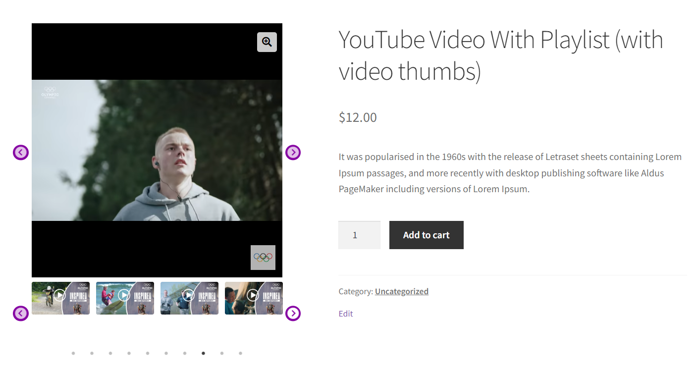 YouTube Playlists and Product Gallery Videos for WooCommerce ...
