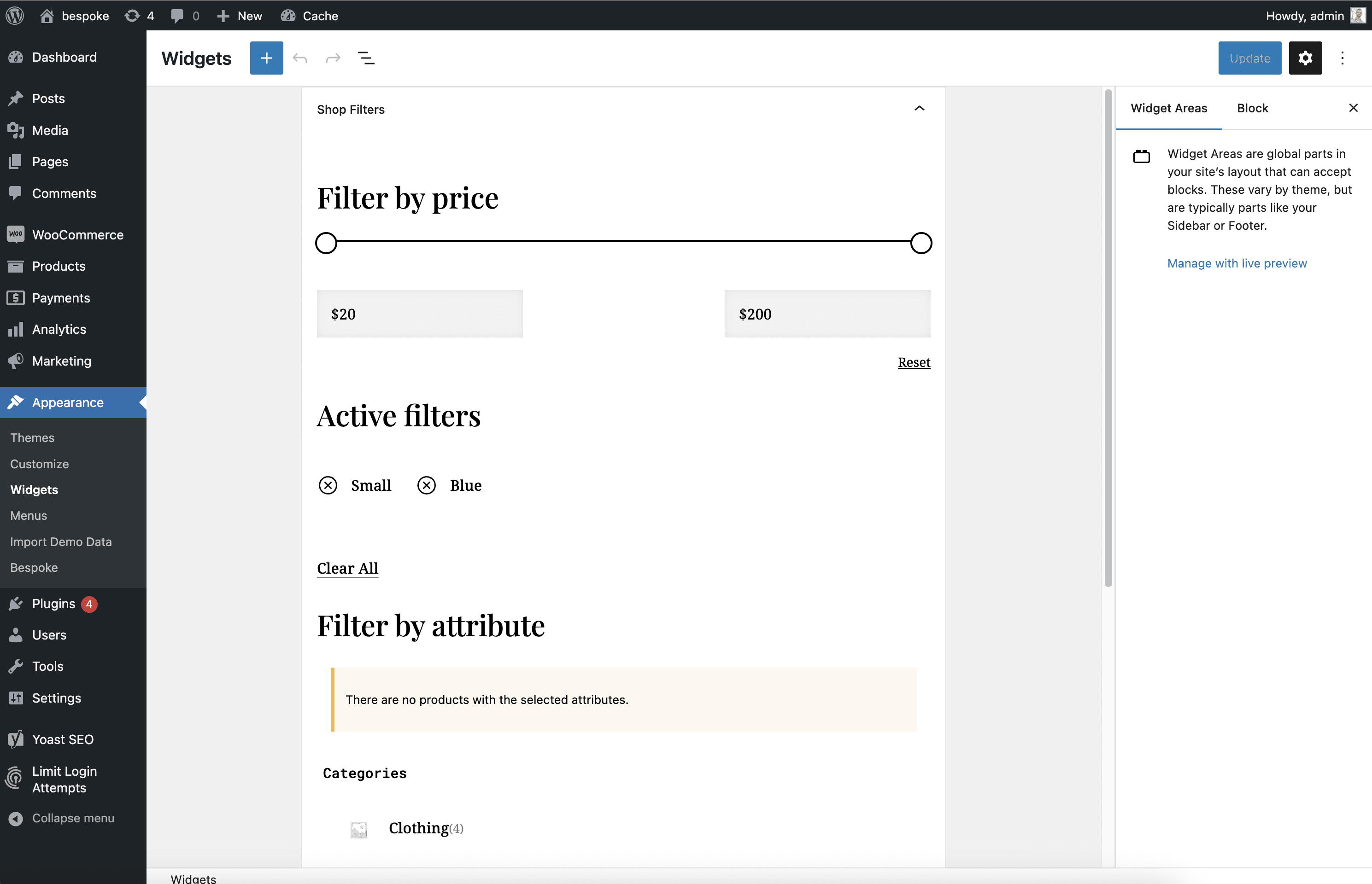 Bespoke Documentation - WooCommerce