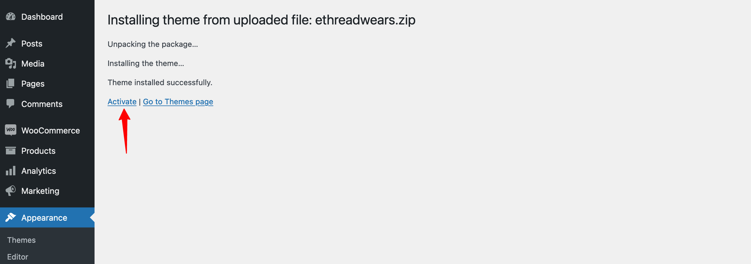 eThreadwears Theme Documentation - WooCommerce