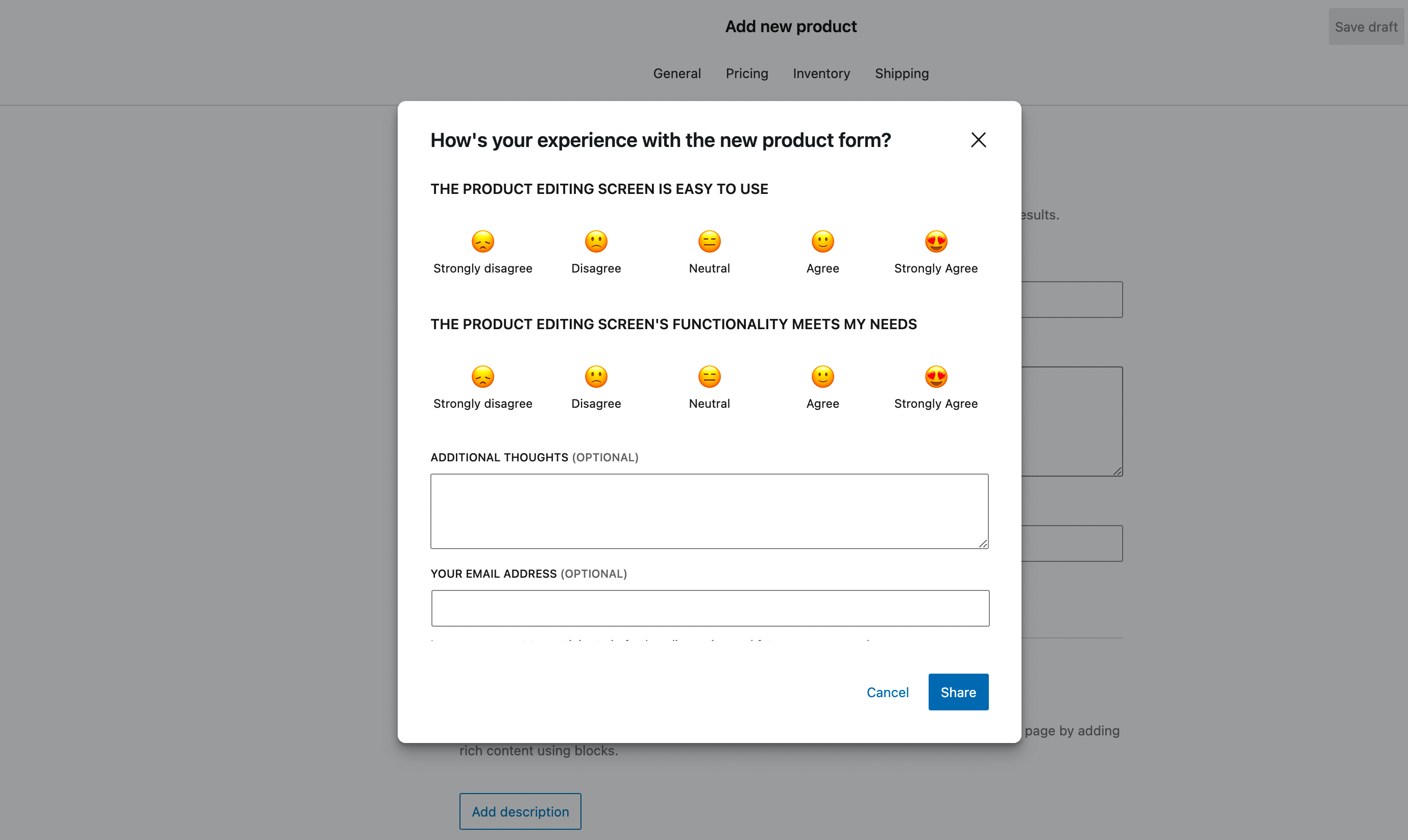 New Product Form (Beta) - WooCommerce
