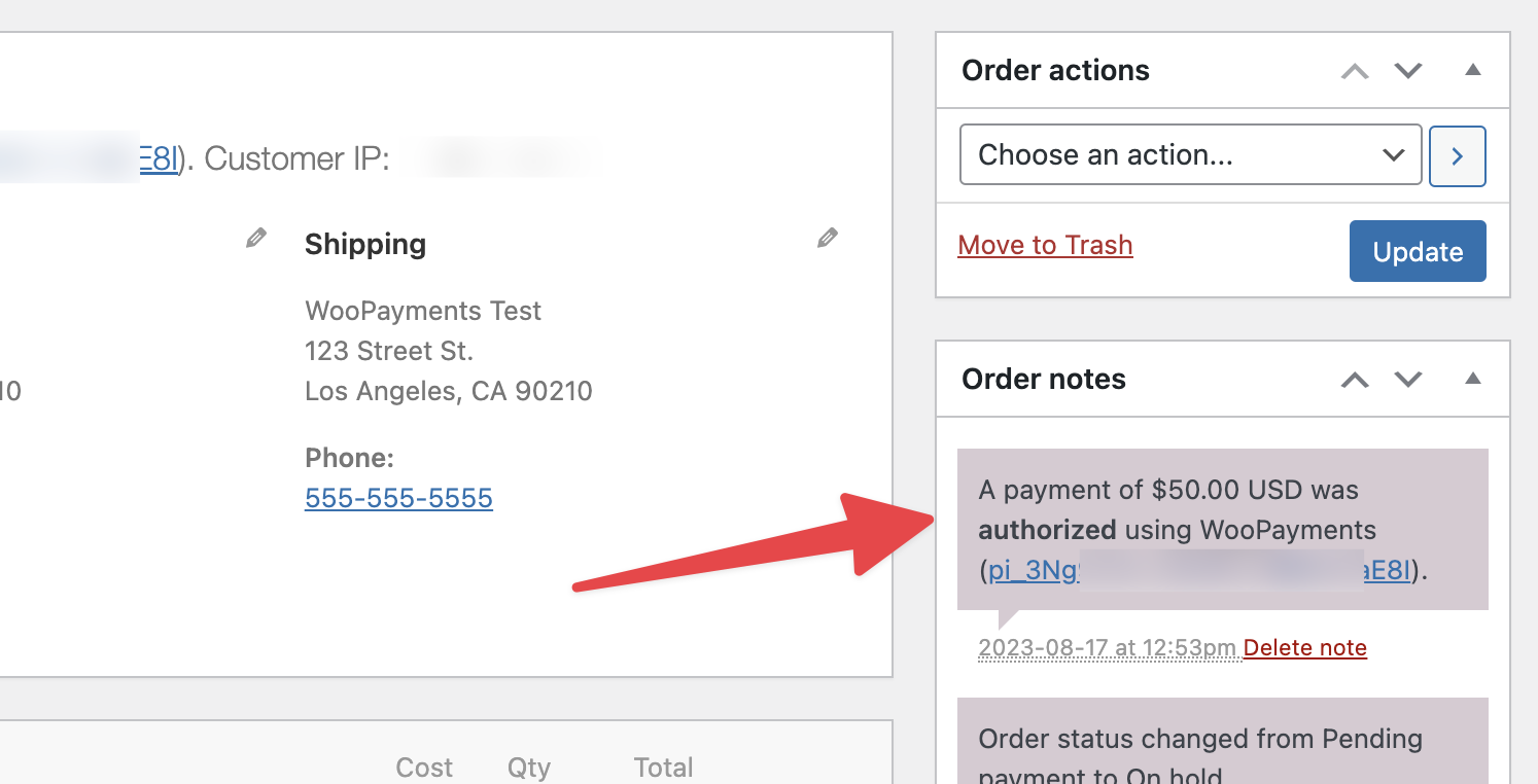 Authorize and capture - WooCommerce