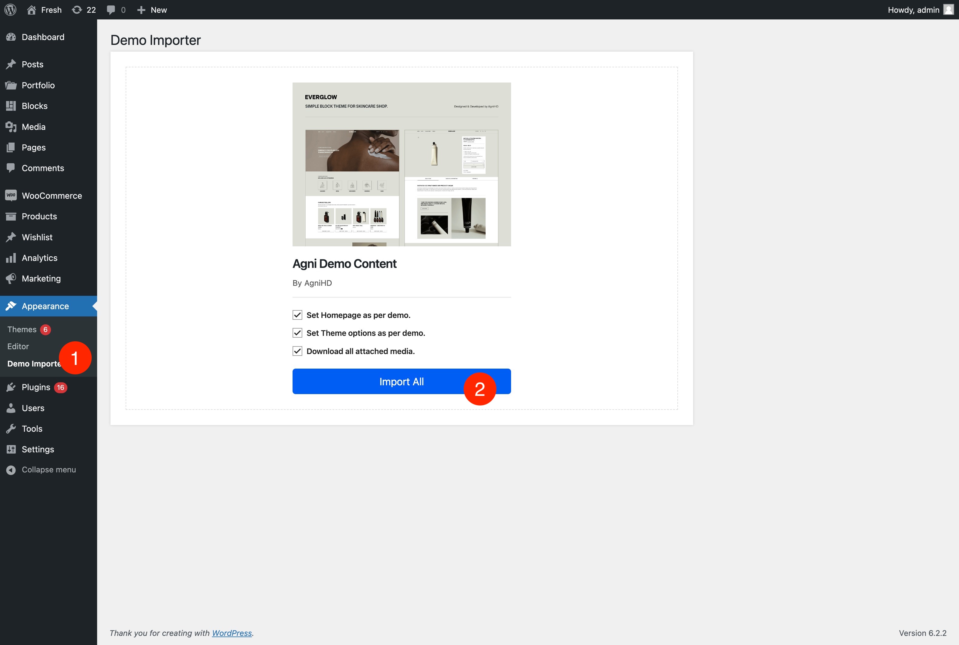 Everglow Theme Documentation Documentation - WooCommerce