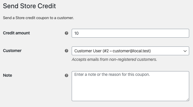 Store Credit Documentation - WooCommerce