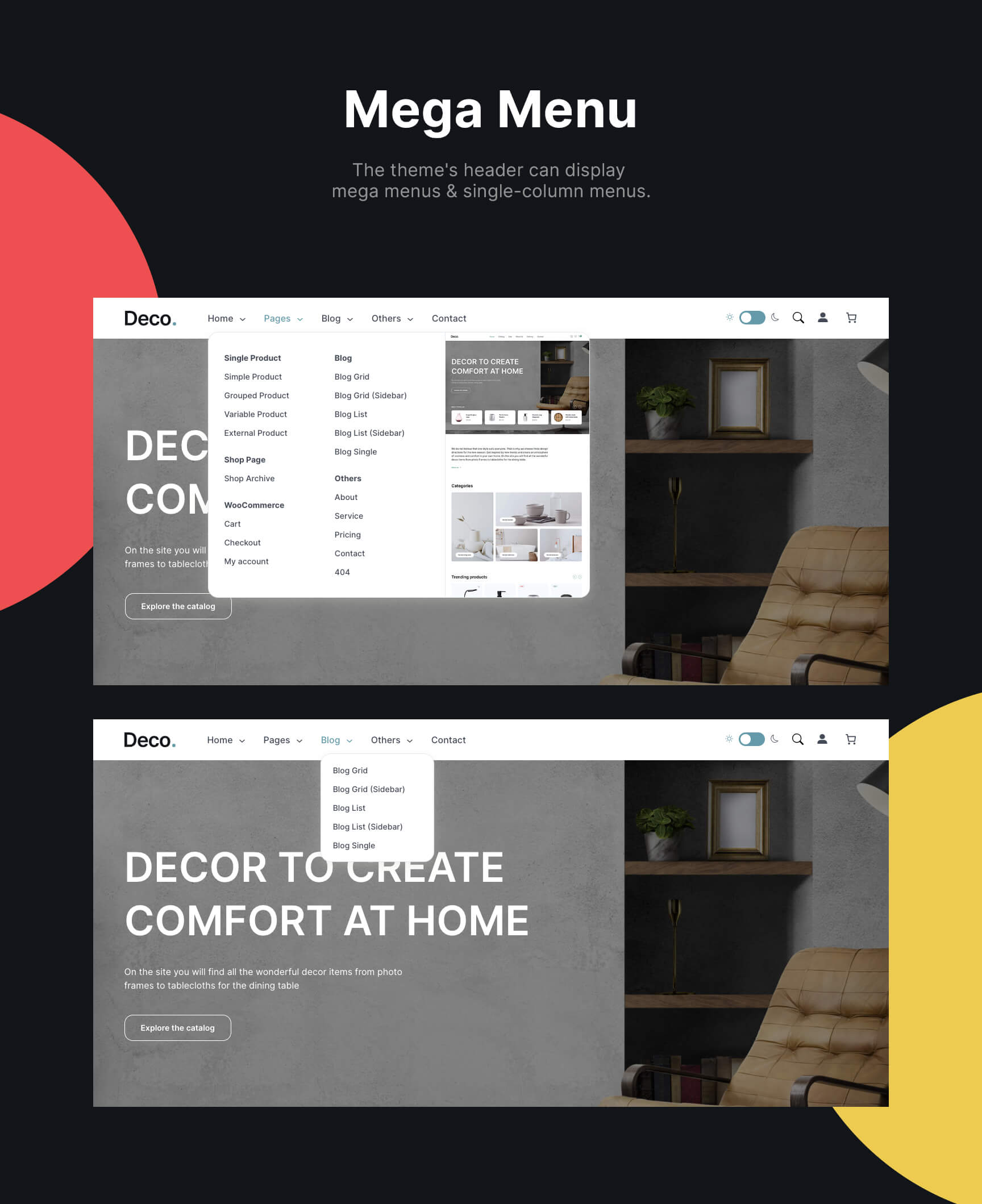Deco - Home Decor Furniture WooCommerce Theme