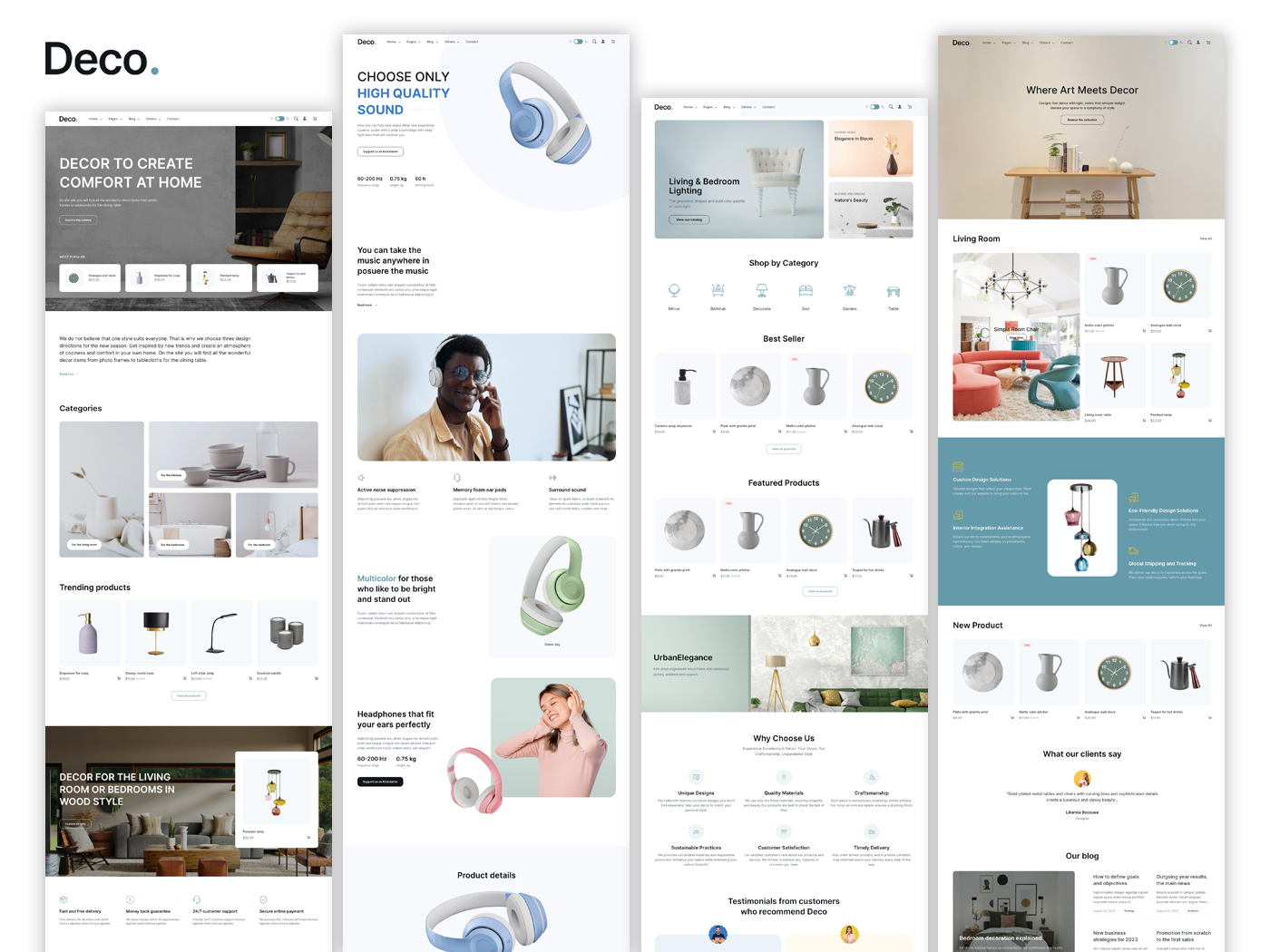 Deco - Home Decor Furniture WooCommerce Theme