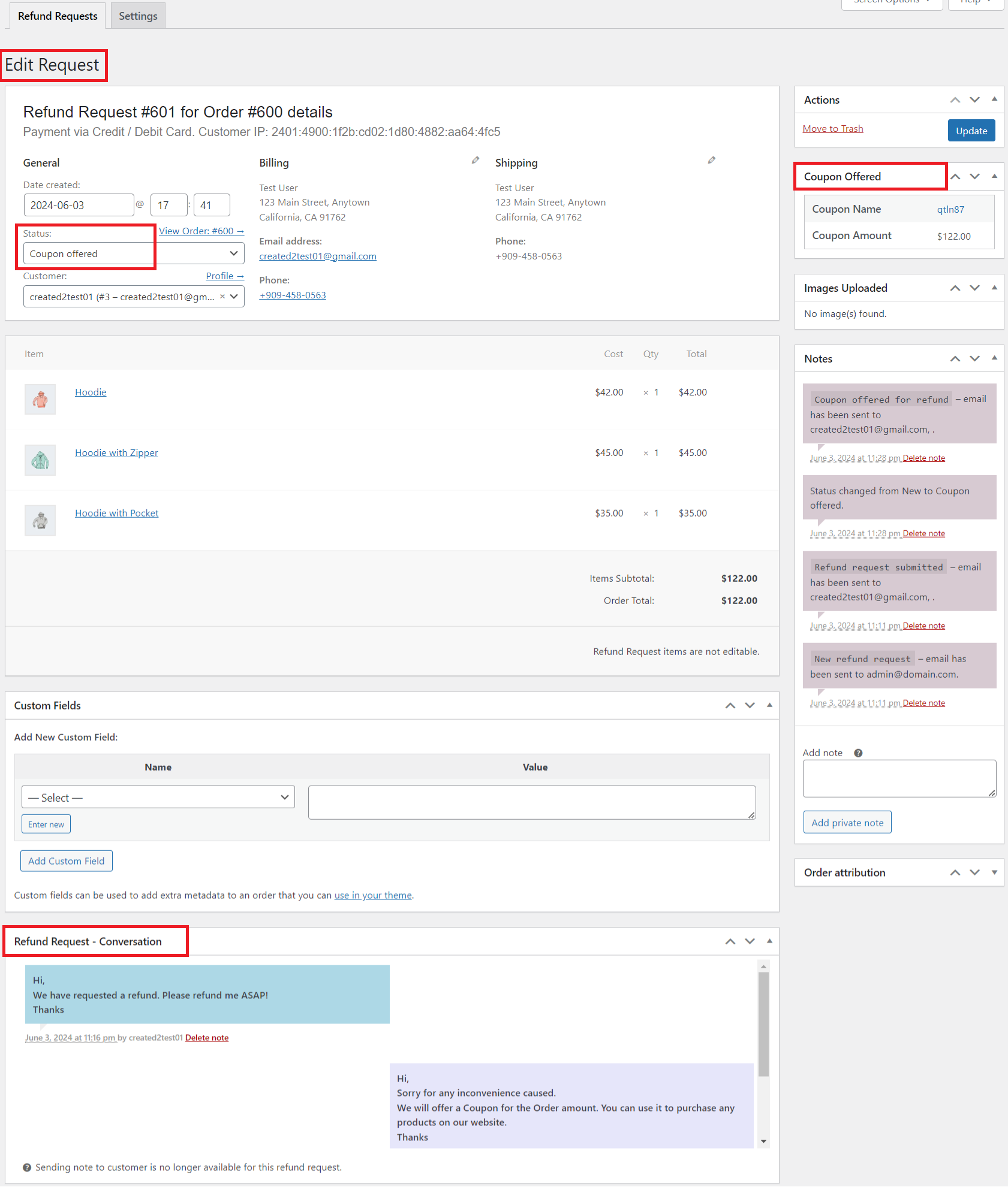 Ultimate Refunds - Easy WooCommerce Refunds