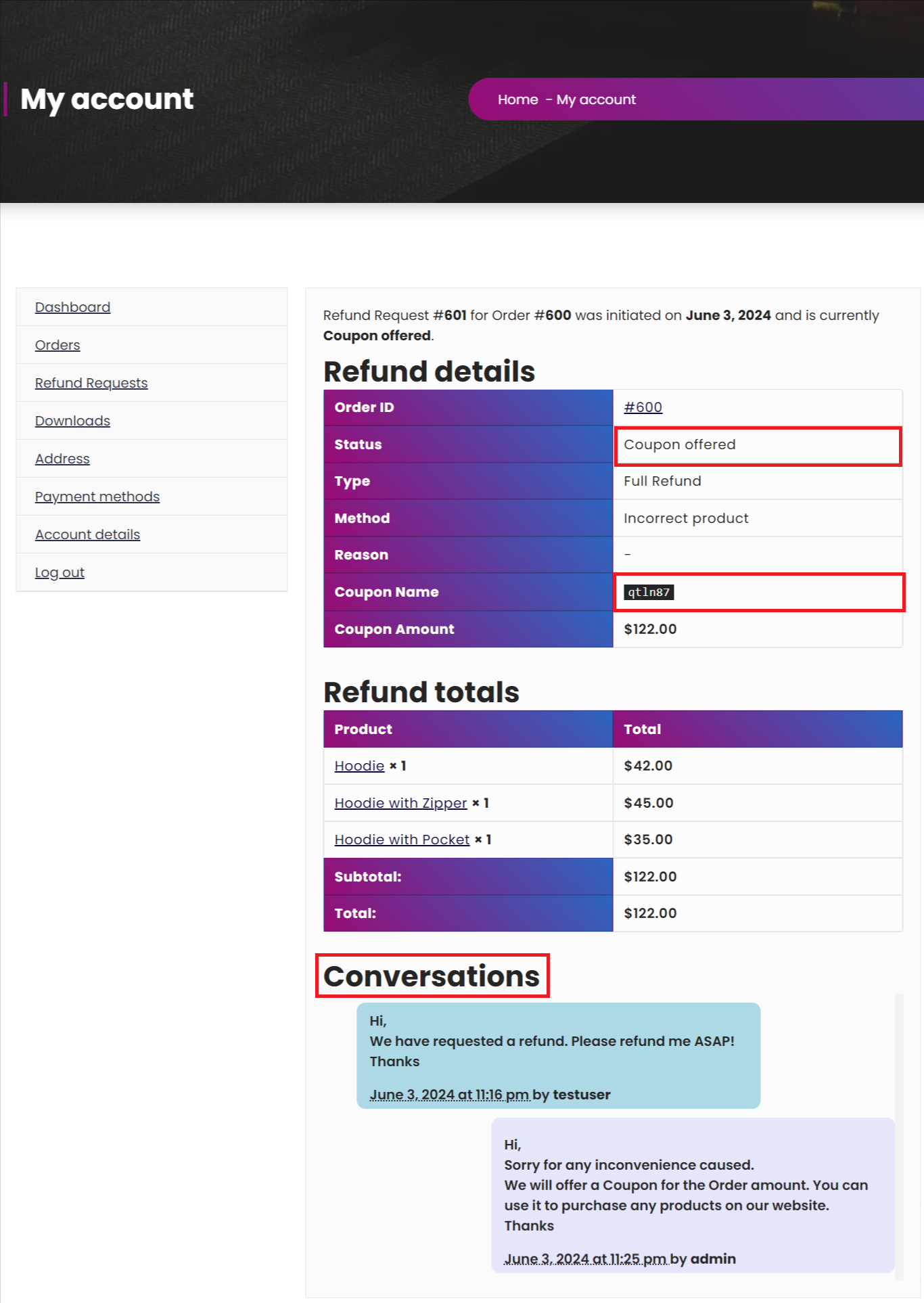 Ultimate Refunds - Easy WooCommerce Refunds
