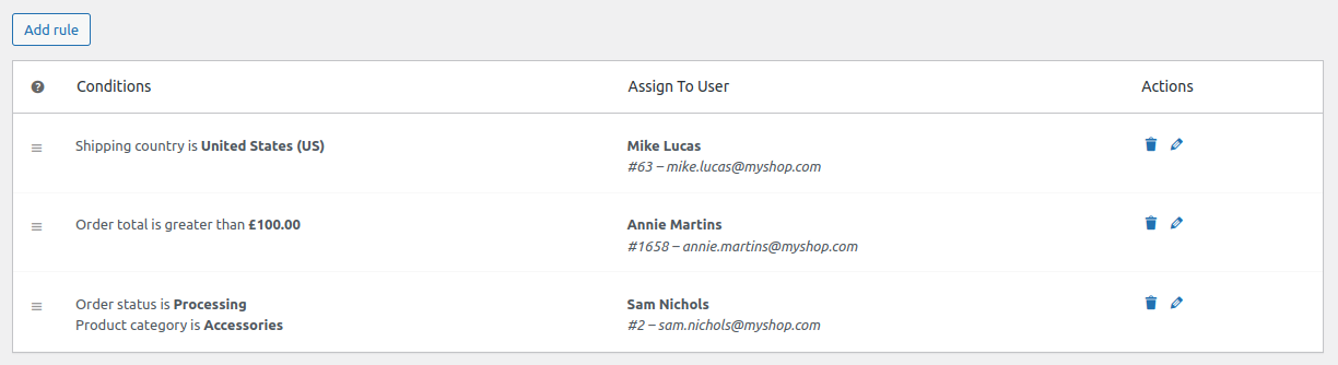 Assign Orders Documentation - WooCommerce
