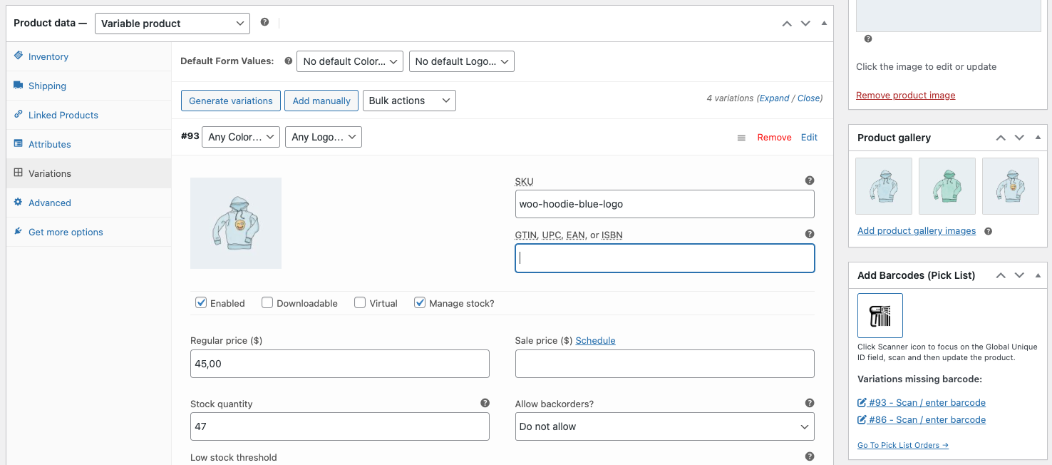 Pick List - WooCommerce Marketplace