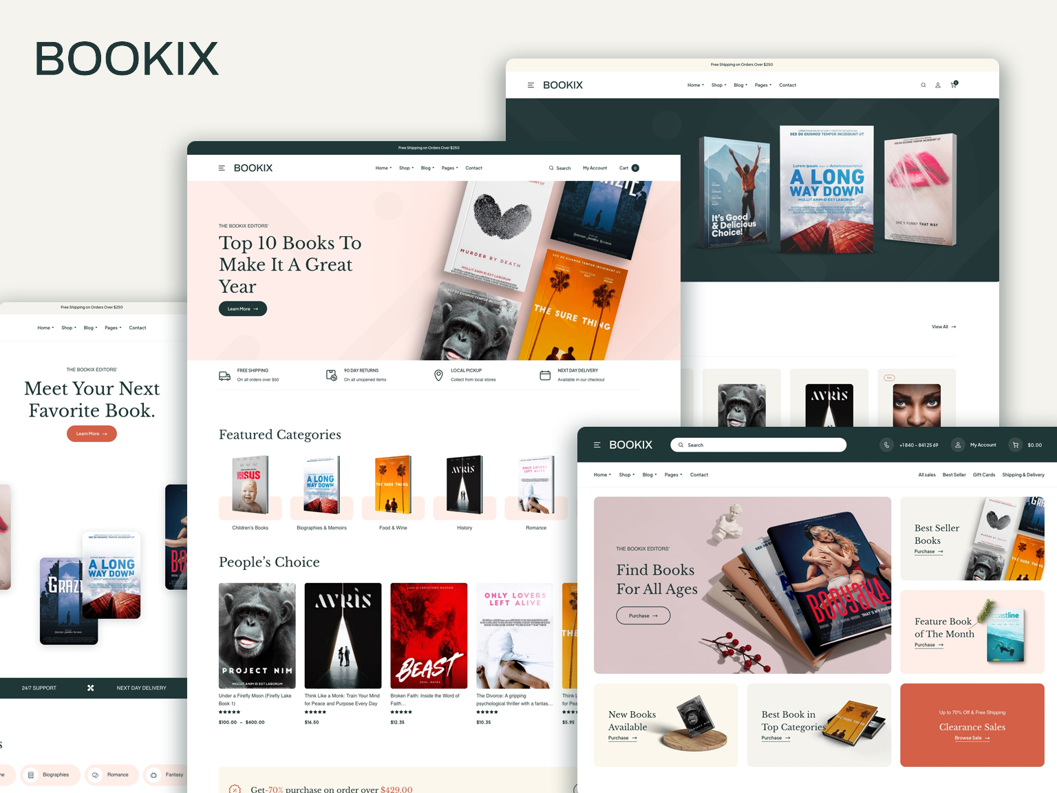 Bookix - Bookstore & Bookshop WooCommerce Theme