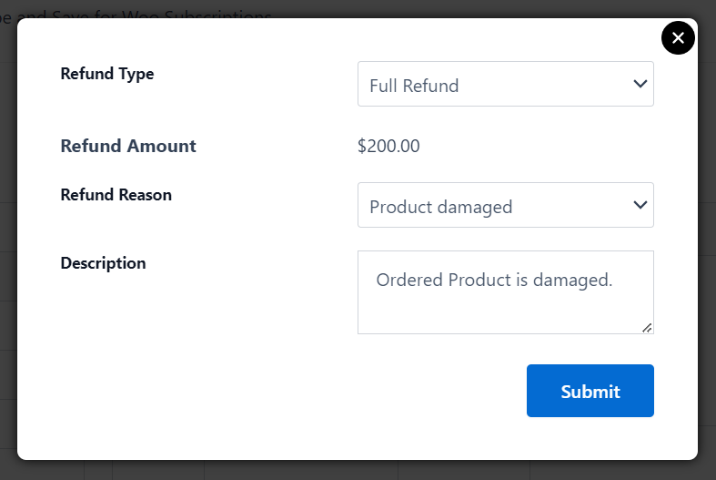 Ultimate Refunds - Easy WooCommerce Refunds