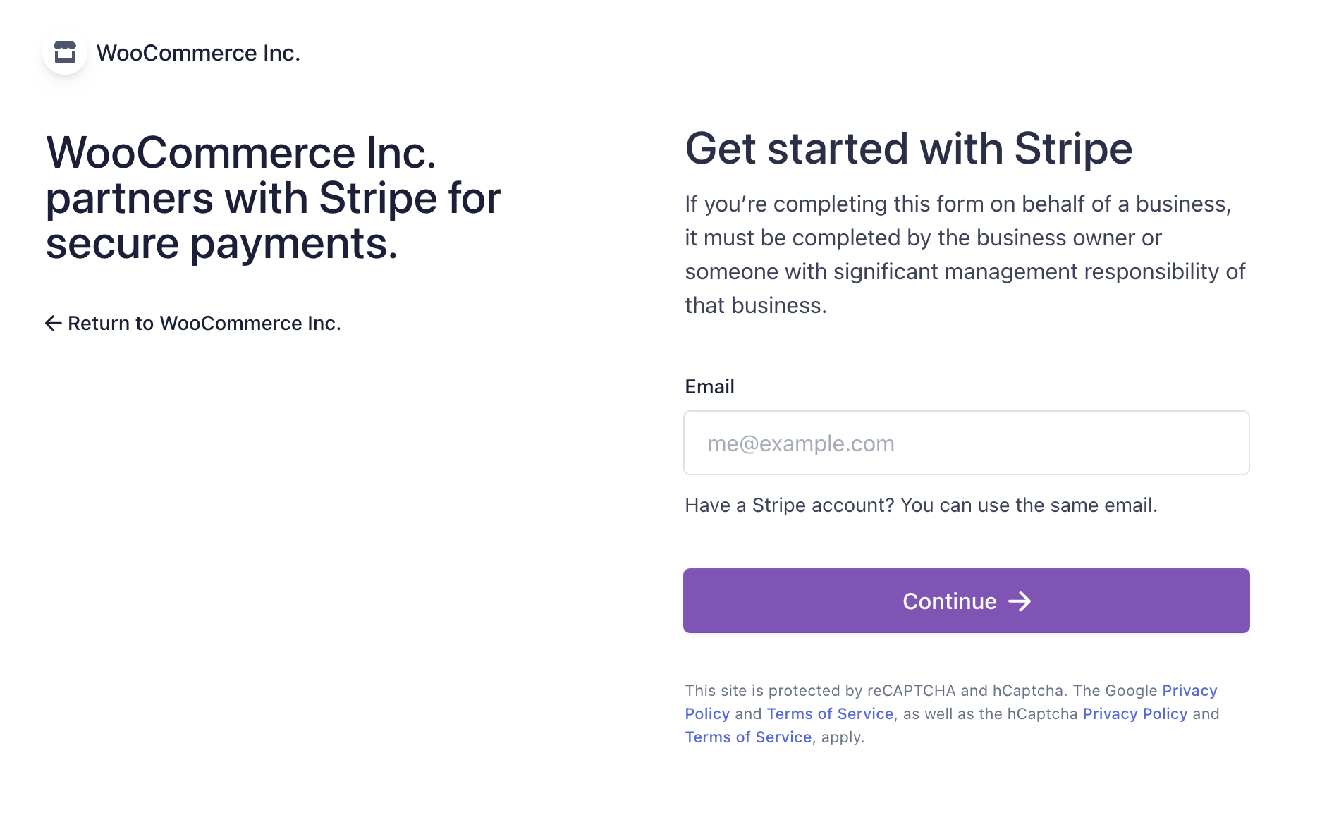 Connecting to a Stripe account Documentation - WooCommerce