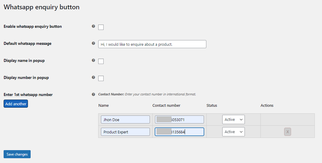 Enquiry Form for WooCommerce - Documentation