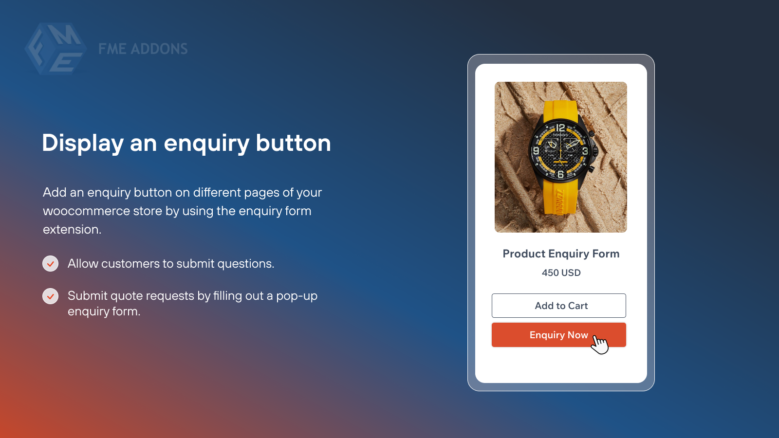 Woocommerce Product Enquiry Form Woocommerce