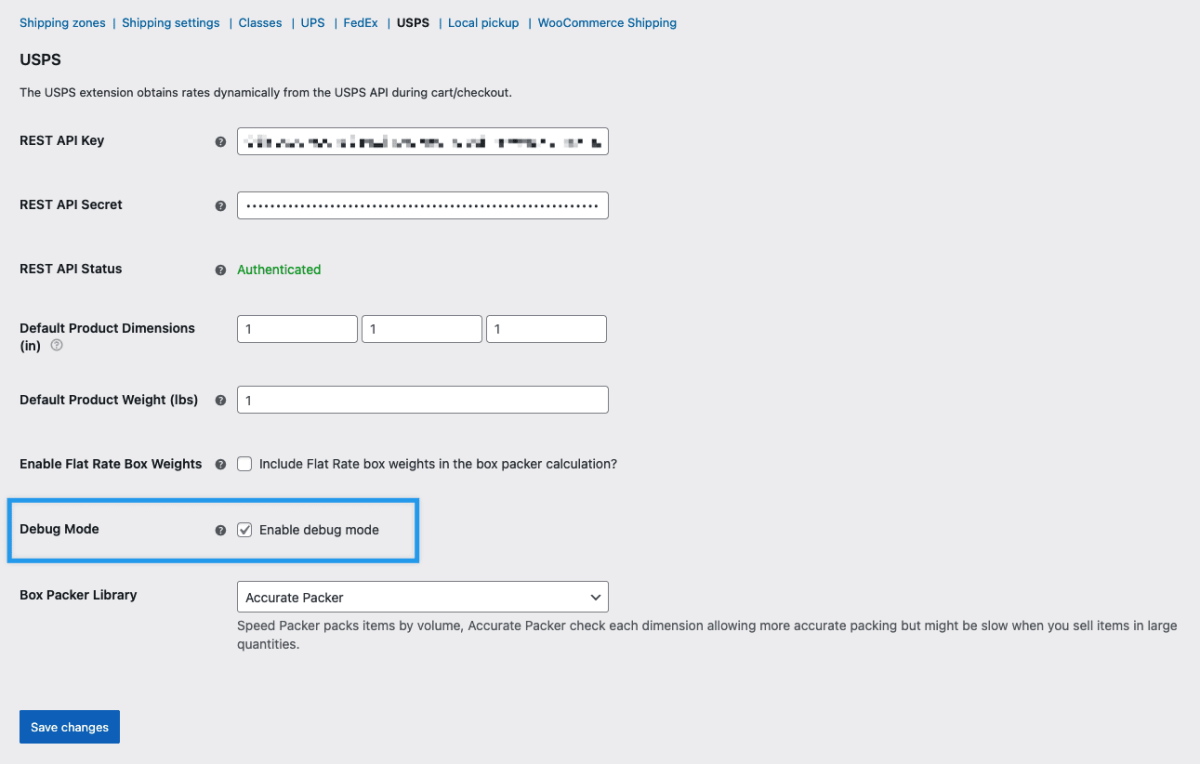 USPS Shipping Method Documentation - WooCommerce