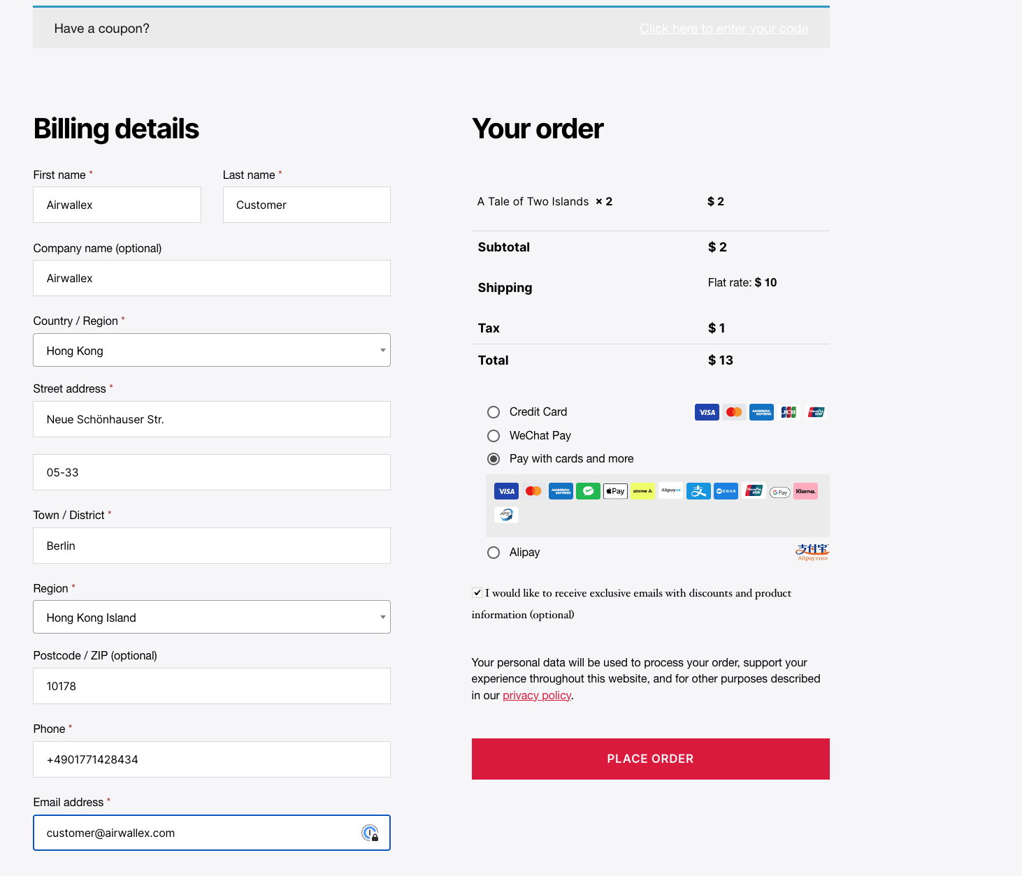 Airwallex Payments - WooCommerce Marketplace