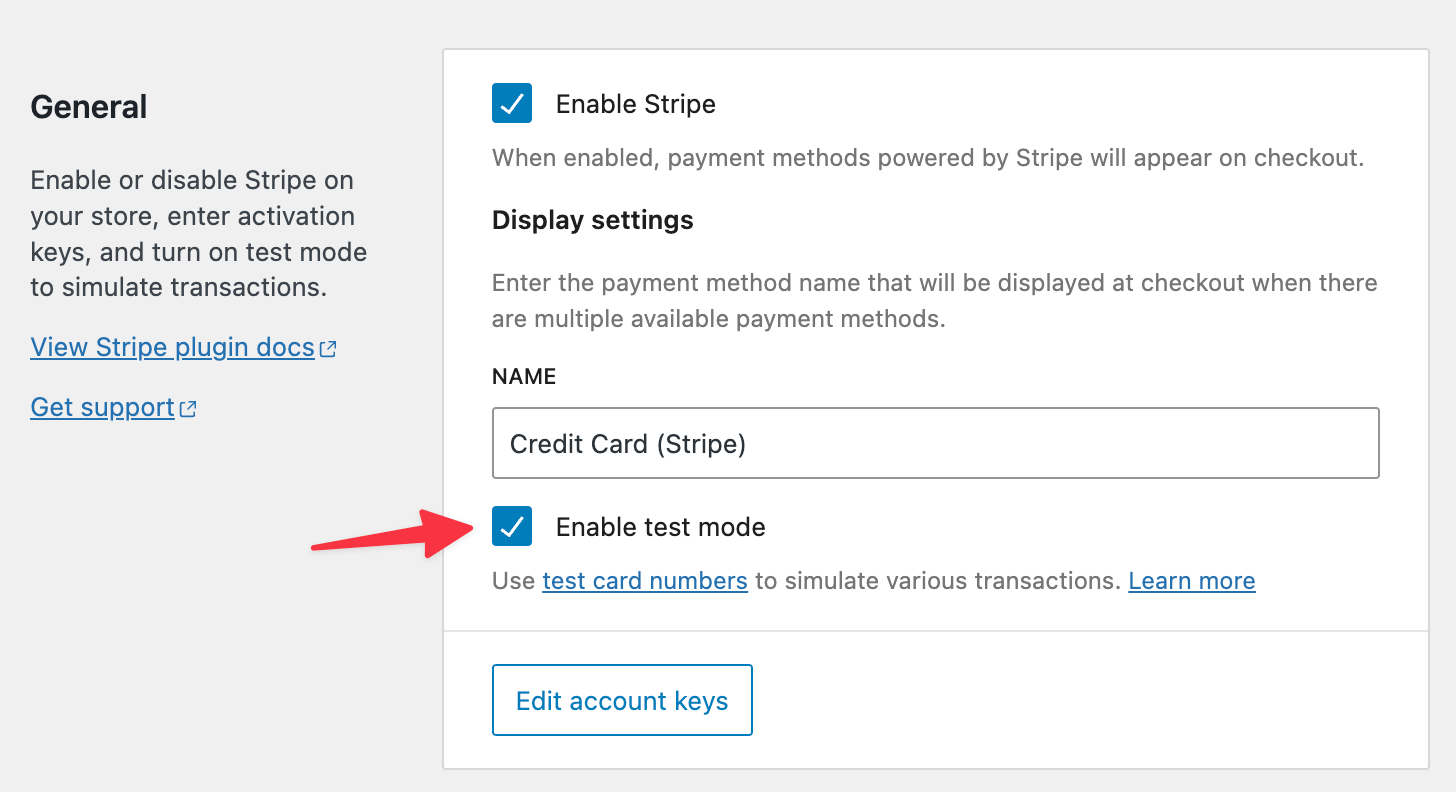Testing The Stripe Woocommerce Extension Documentation Woocommerce