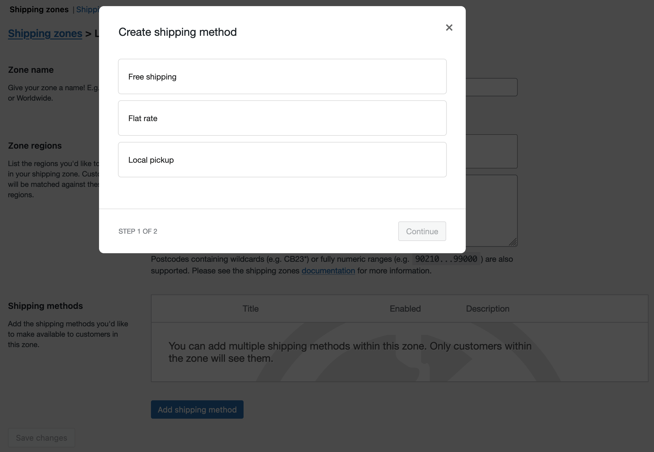 Table Rate Shipping Documentation - WooCommerce