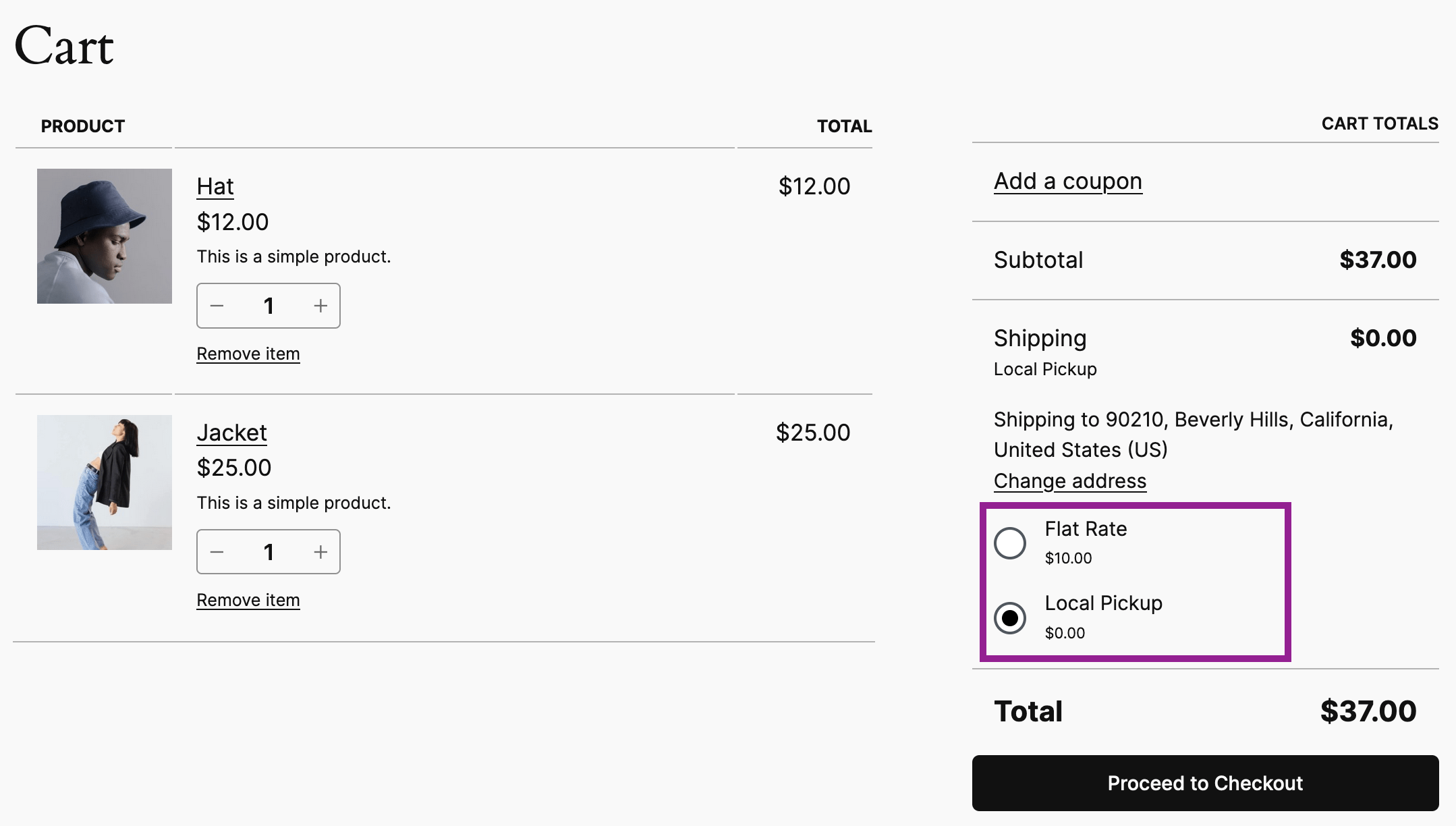 Local Pickup Documentation - WooCommerce
