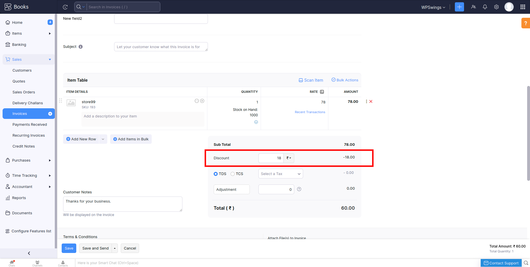 Integration with Zoho Books & Inventory: User Guide | WP Swings