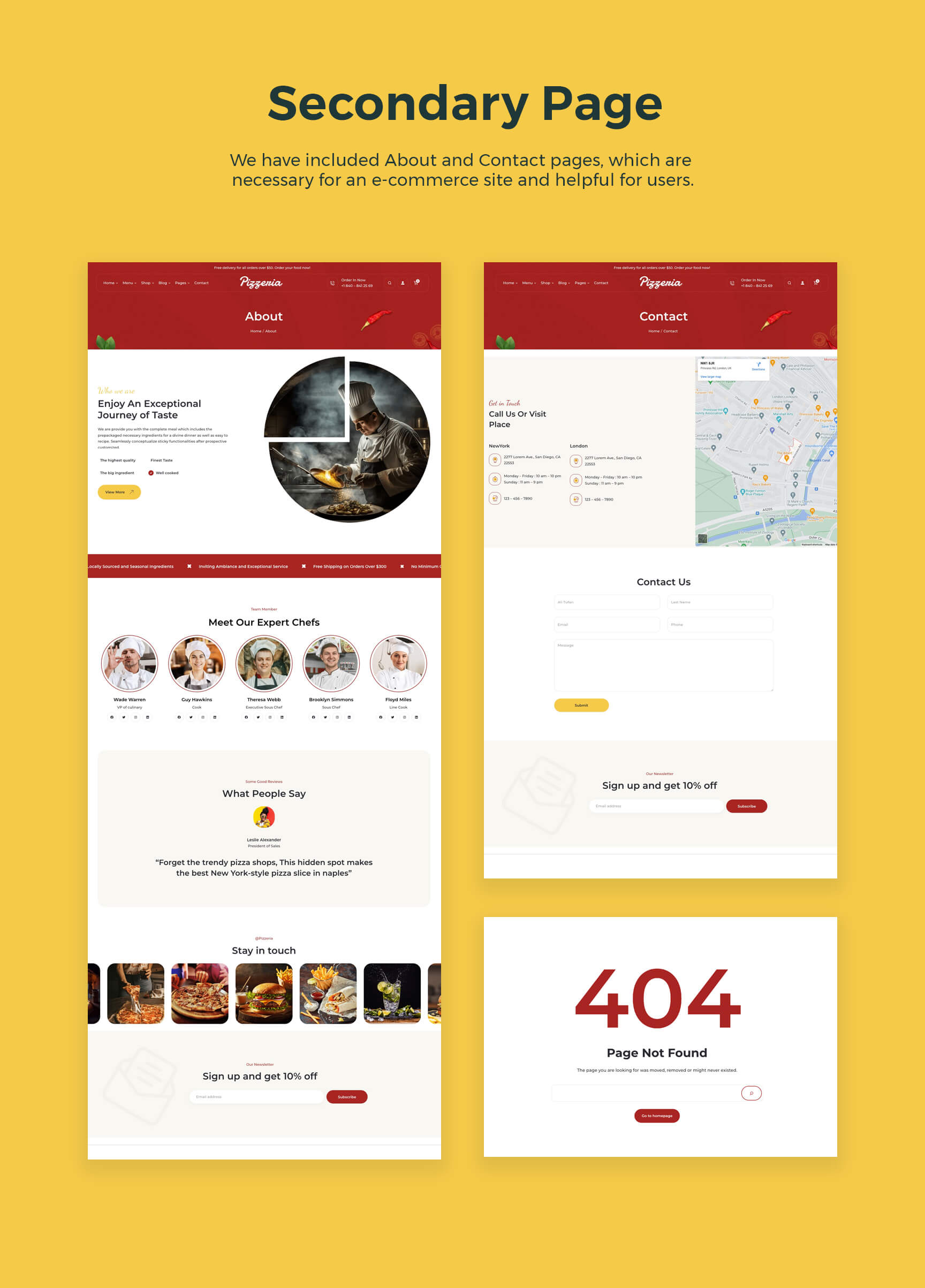 Pizzeria - Pizza/Fast Food Restaurant WooCommerce Theme