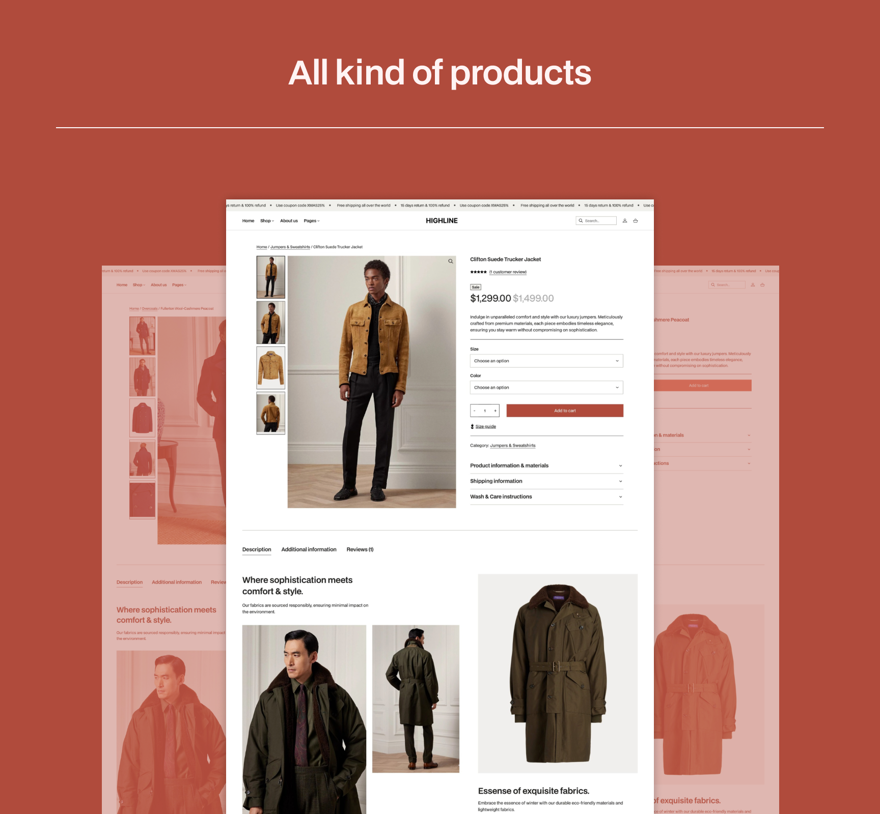 Highline - Fashion and Clothing Block Theme for WooCommerce