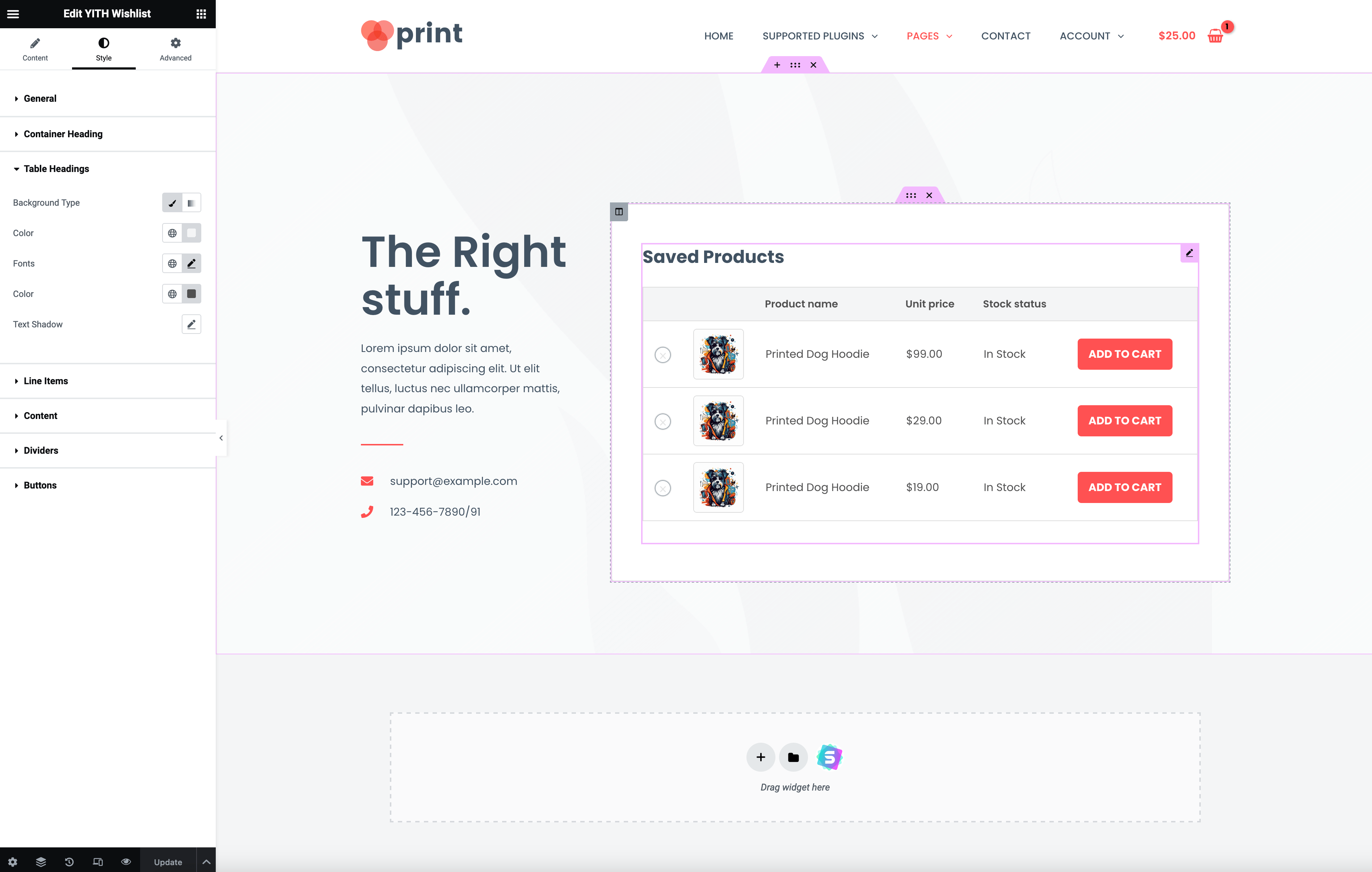 Elementor Connector for WooCommerce - WooCommerce Plugin