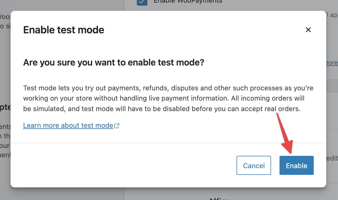 Testing WooPayments Documentation - WooCommerce
