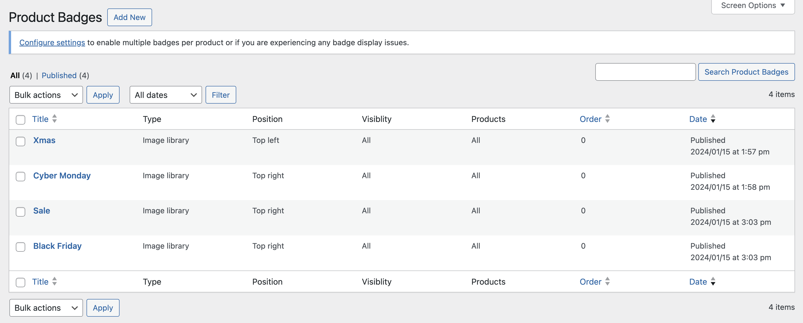 Product Badges Documentation - WooCommerce