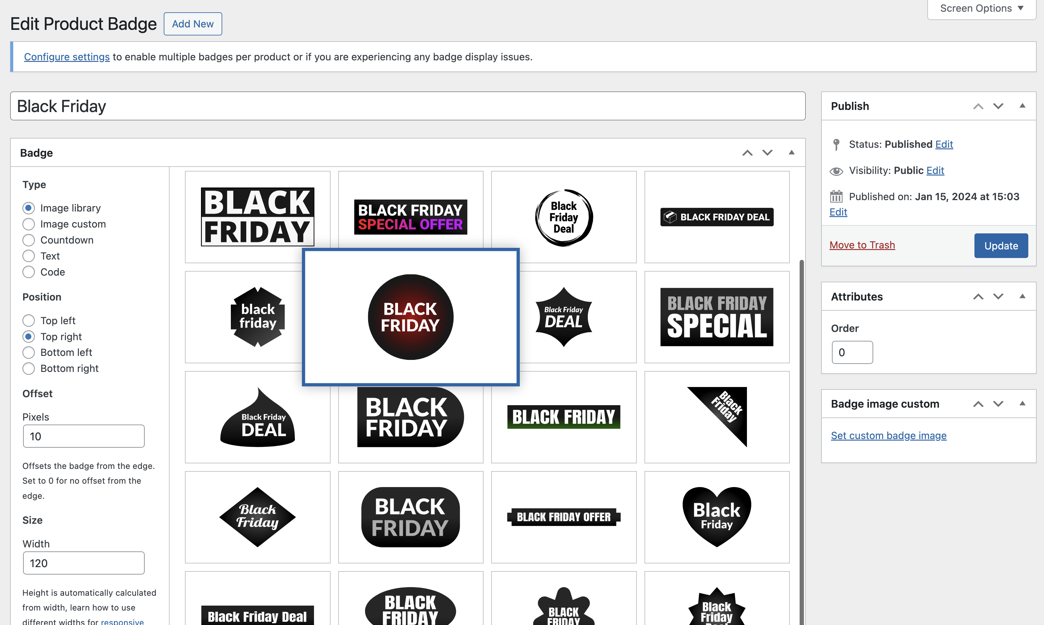 Product Badges Documentation - WooCommerce