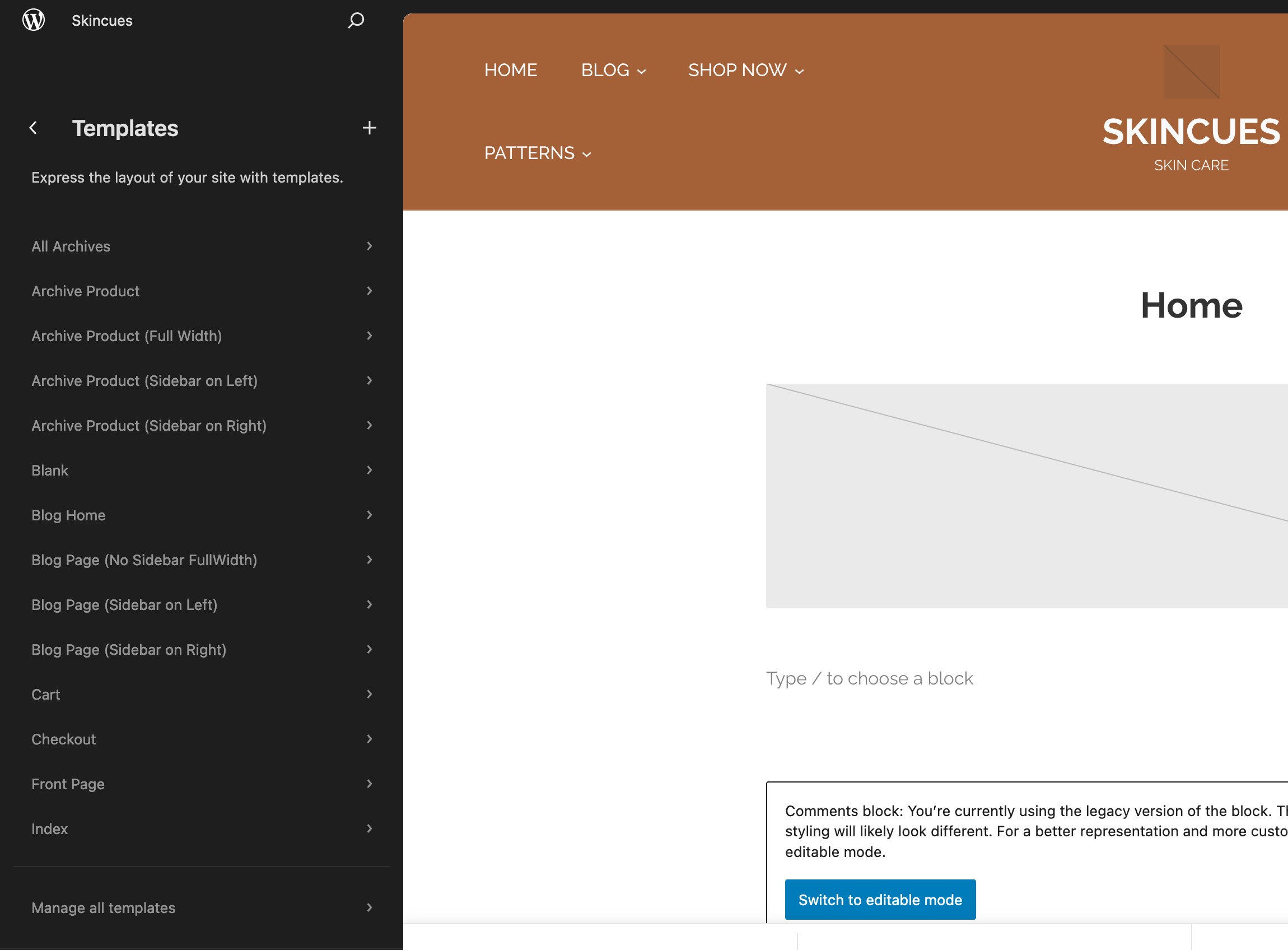 Skincues Theme Documentation - WooCommerce