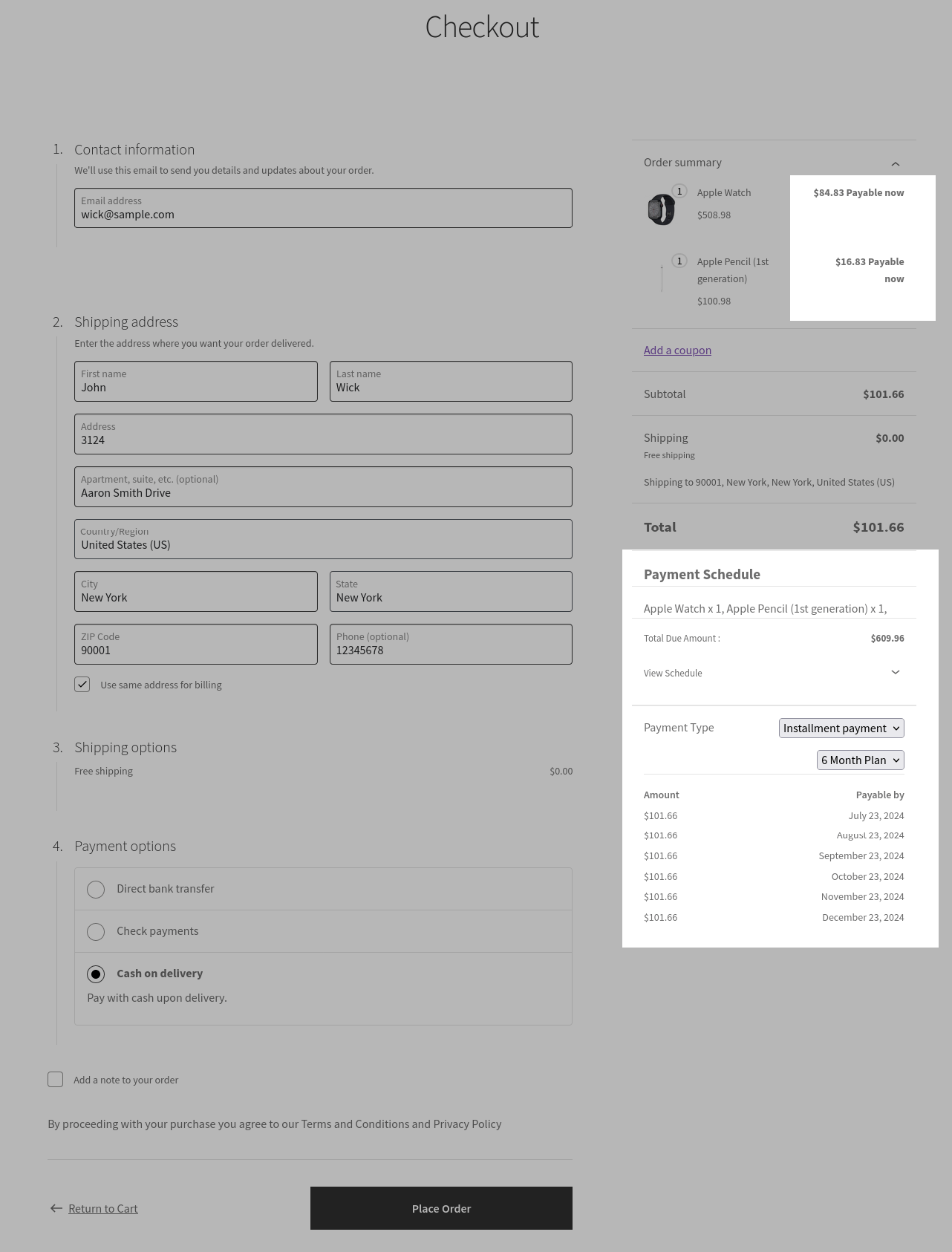 Payment Plans Suite Documentation - WooCommerce