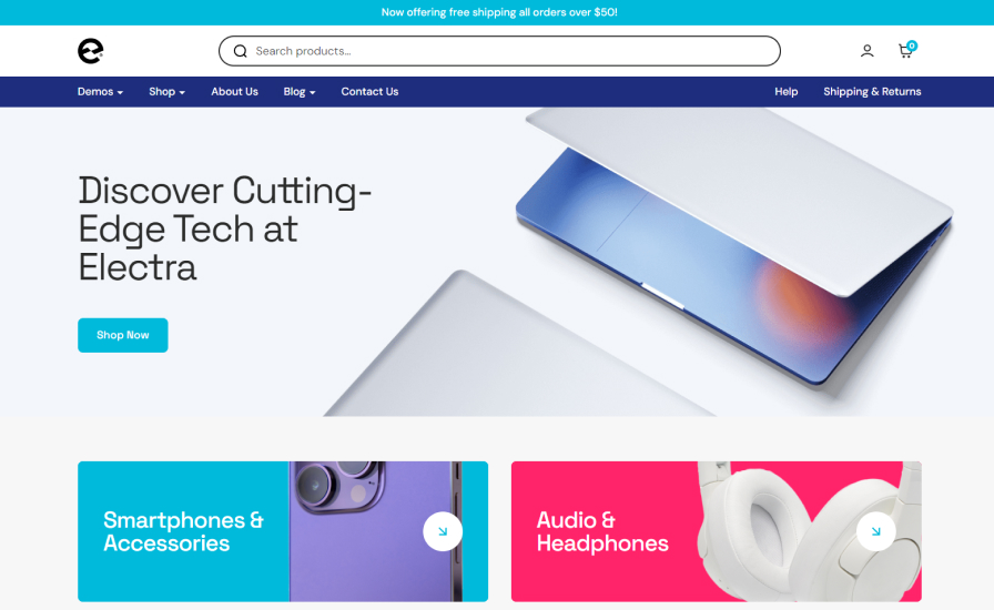 Electra - Electronics Shop WooCommerce Theme