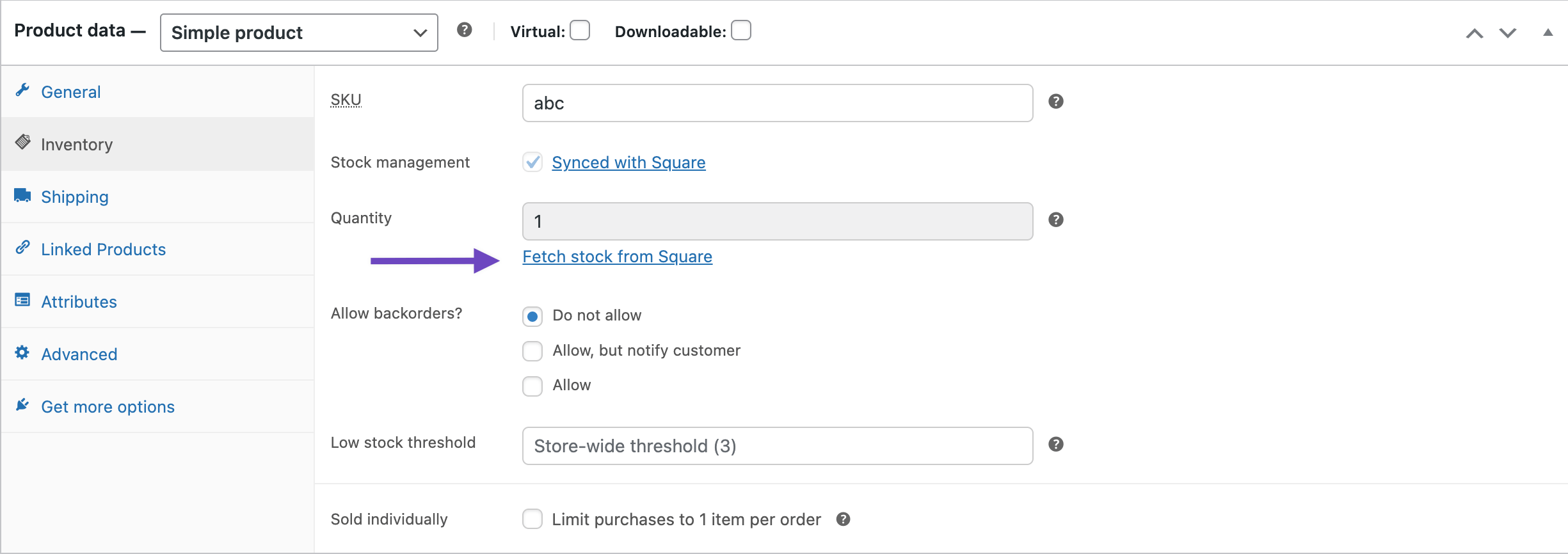 WooCommerce Square: Sync Settings Documentation - WooCommerce