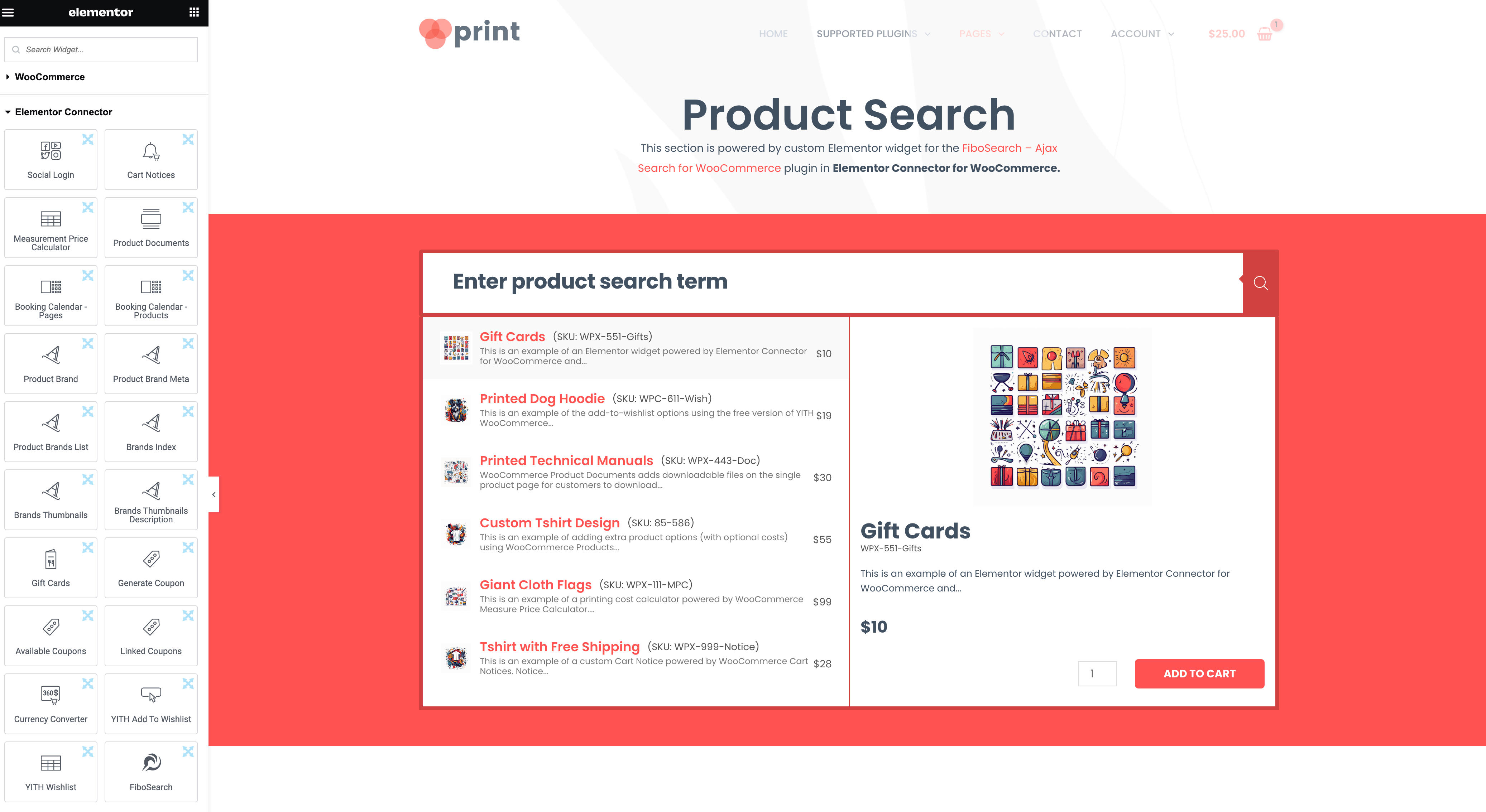 Elementor Connector Usage Documentation - WooCommerce