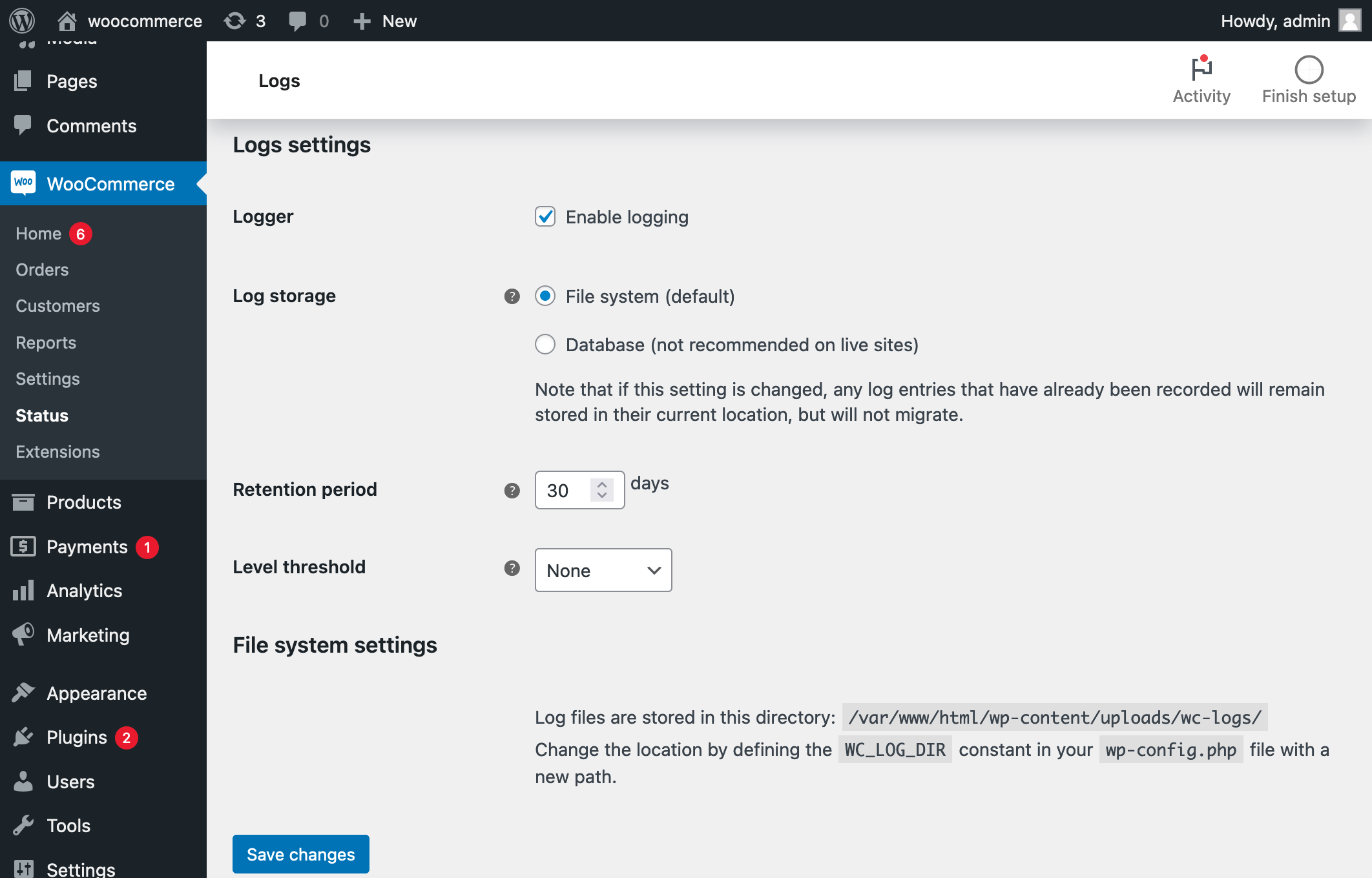 Finding Php Error Logs Documentation Woocommerce