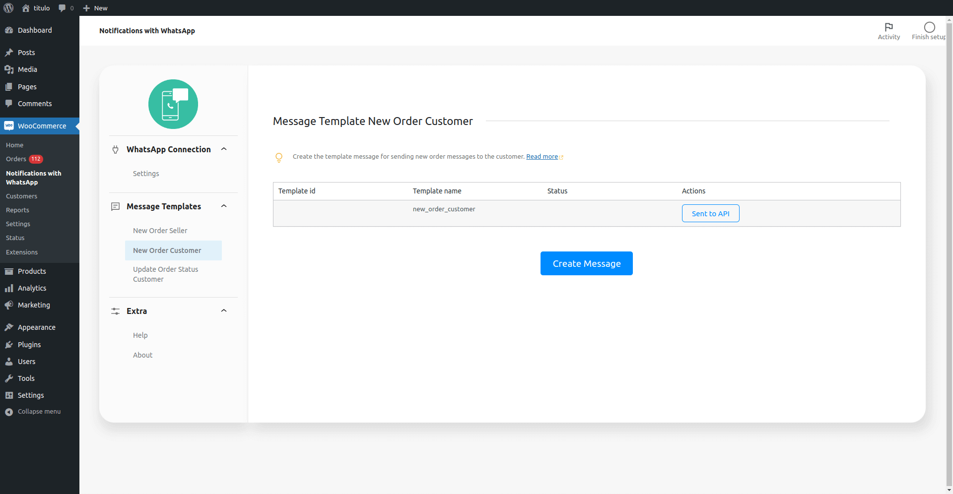 Notifications with WhatsApp Documentation - WooCommerce
